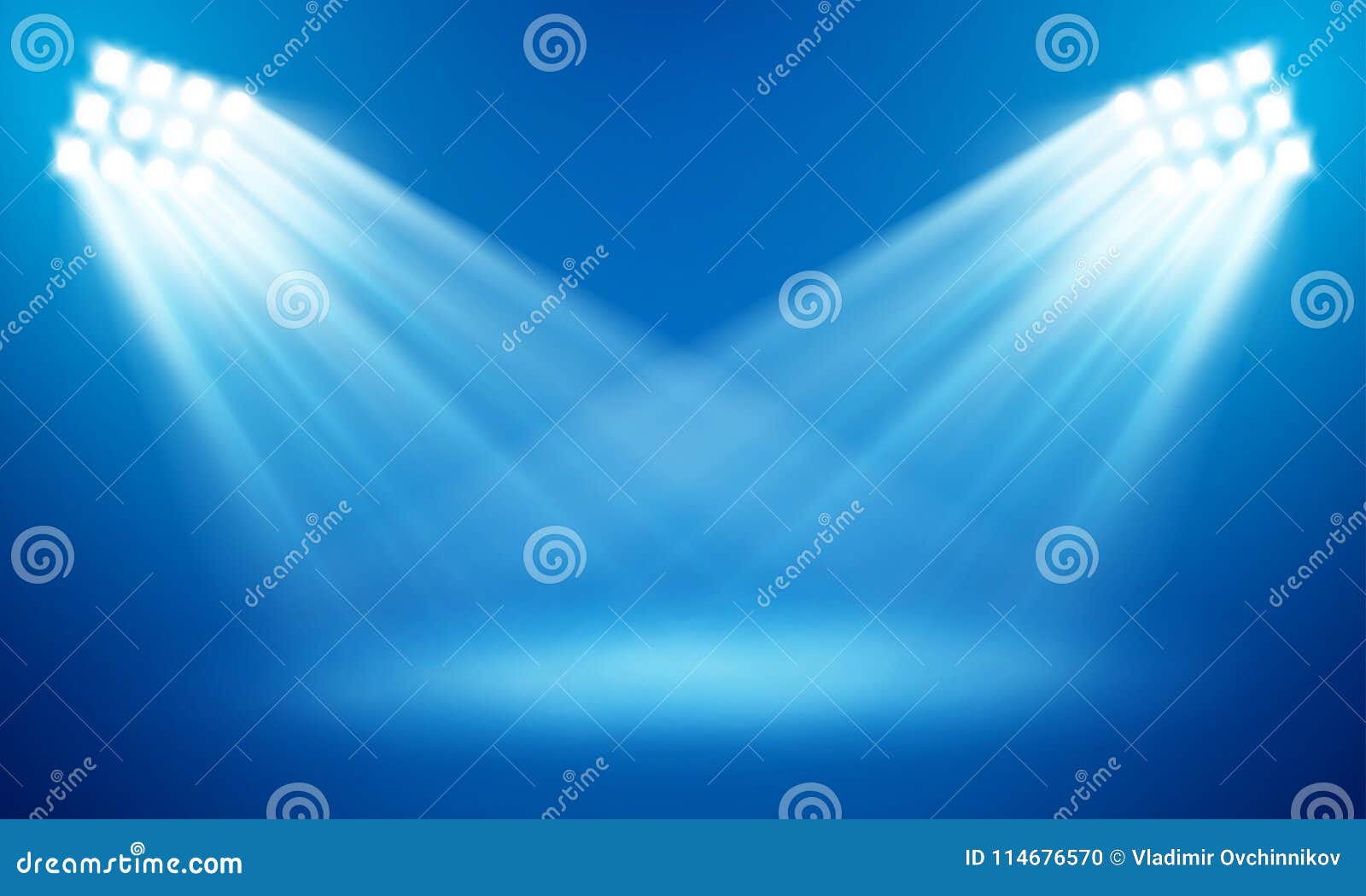 Stadium Flood Light stock vector. Illustration of backdrop - 114676570