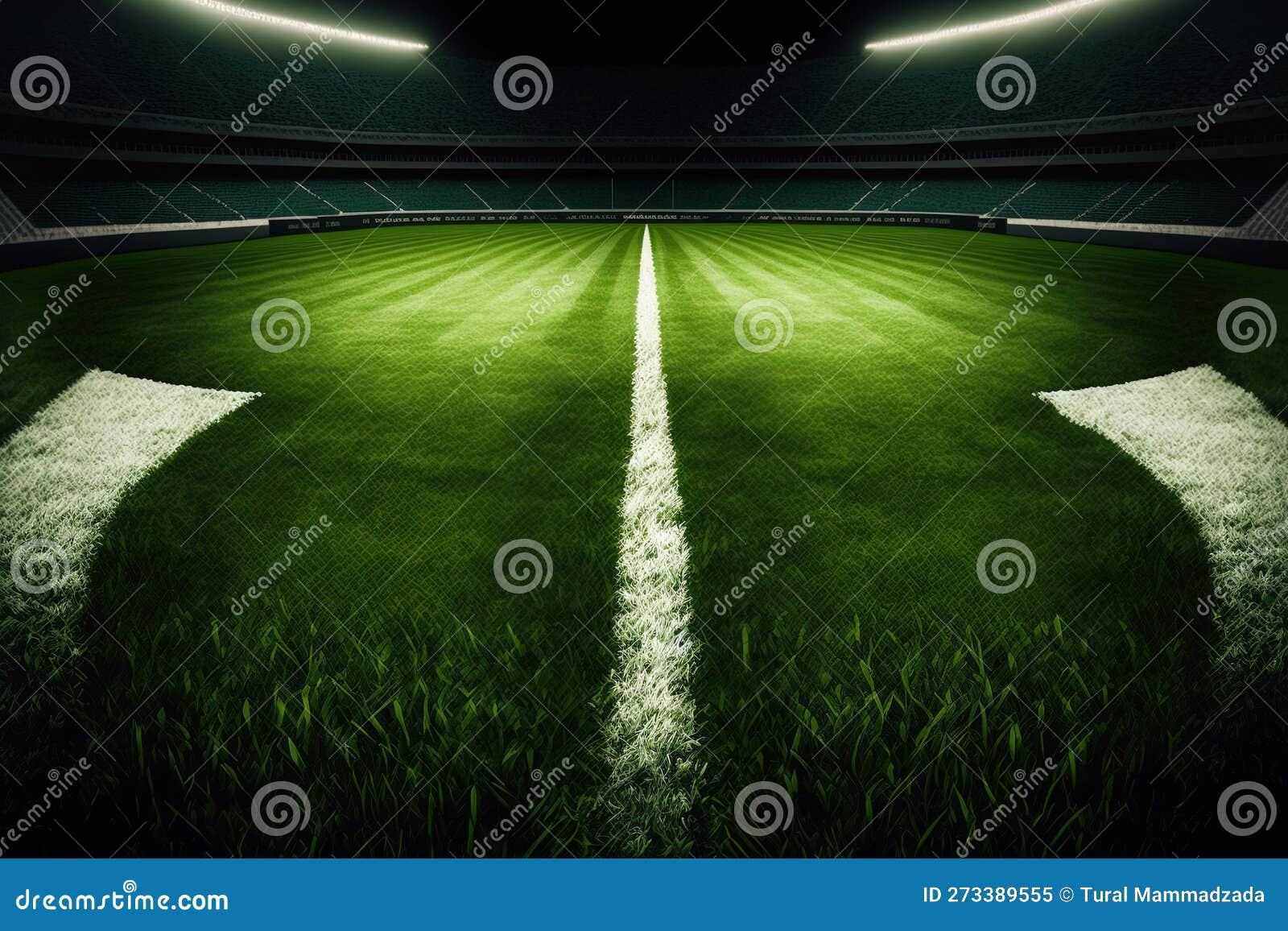 Stadium grass setting stock illustration. Illustration of green - 273389555