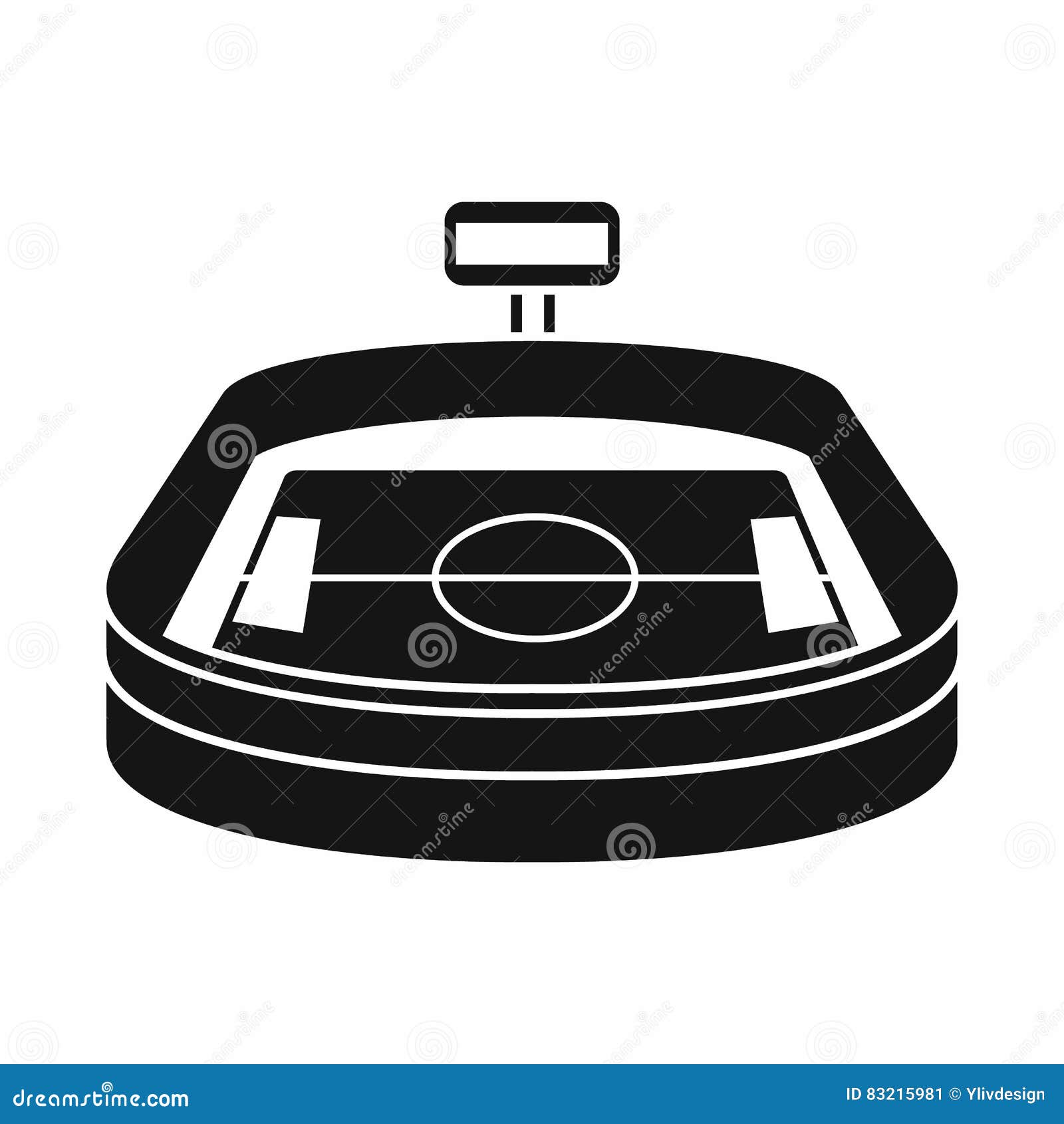 Stadium Icon in Simple Style Stock Vector - Illustration of champion ...