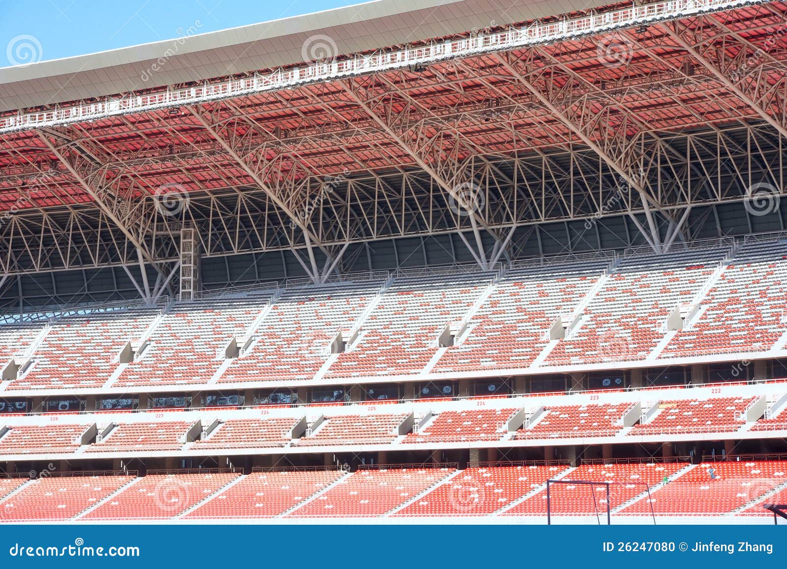 Stadium interior stock photo. Image of taiyuan, steel - 26247080