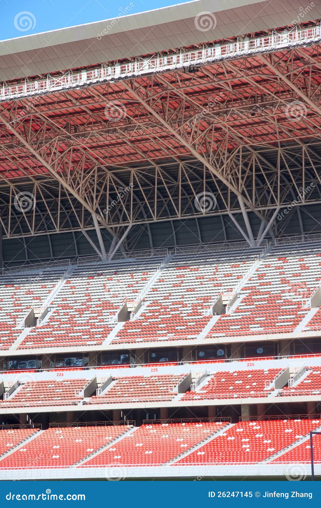 Stadium interior stock image. Image of sports, landscape - 26247145