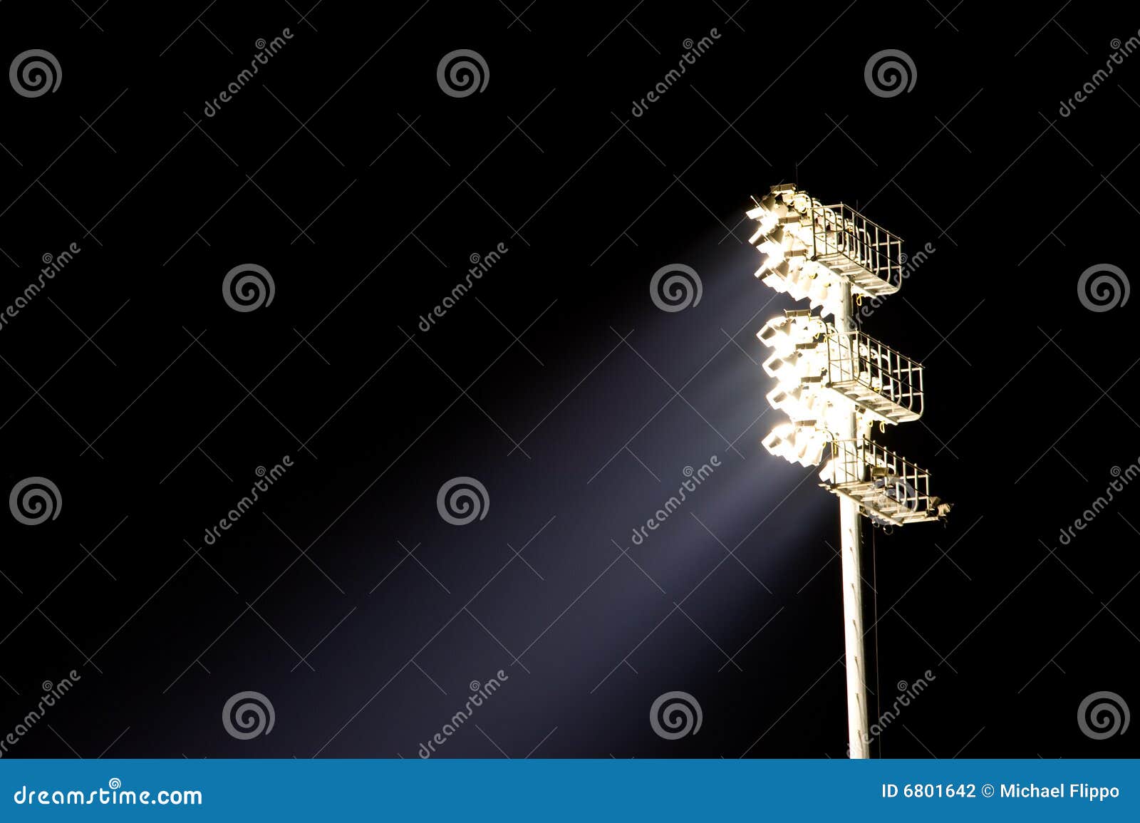 Stadium Light Stand stock photo. Image of illuminate, lightstand - 6801642