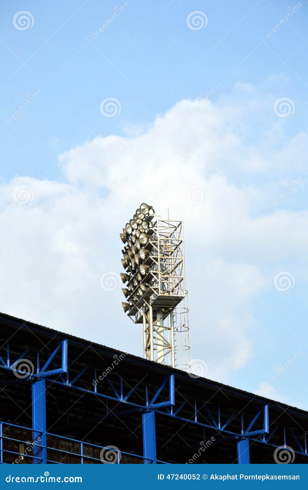 Stadium light stock photo. Image of arena, grandstand - 47240052
