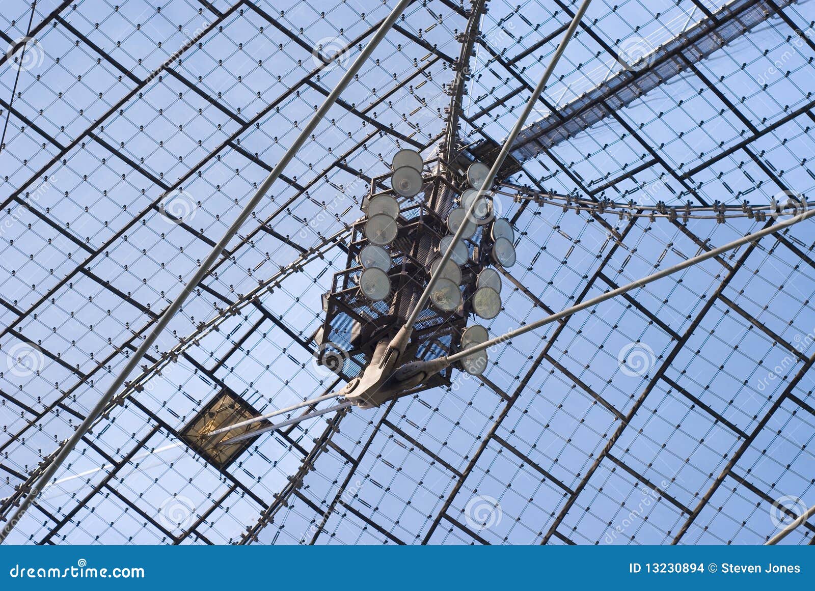 Stadium Lighting Equipment stock photo. Image of floodlights - 13230894