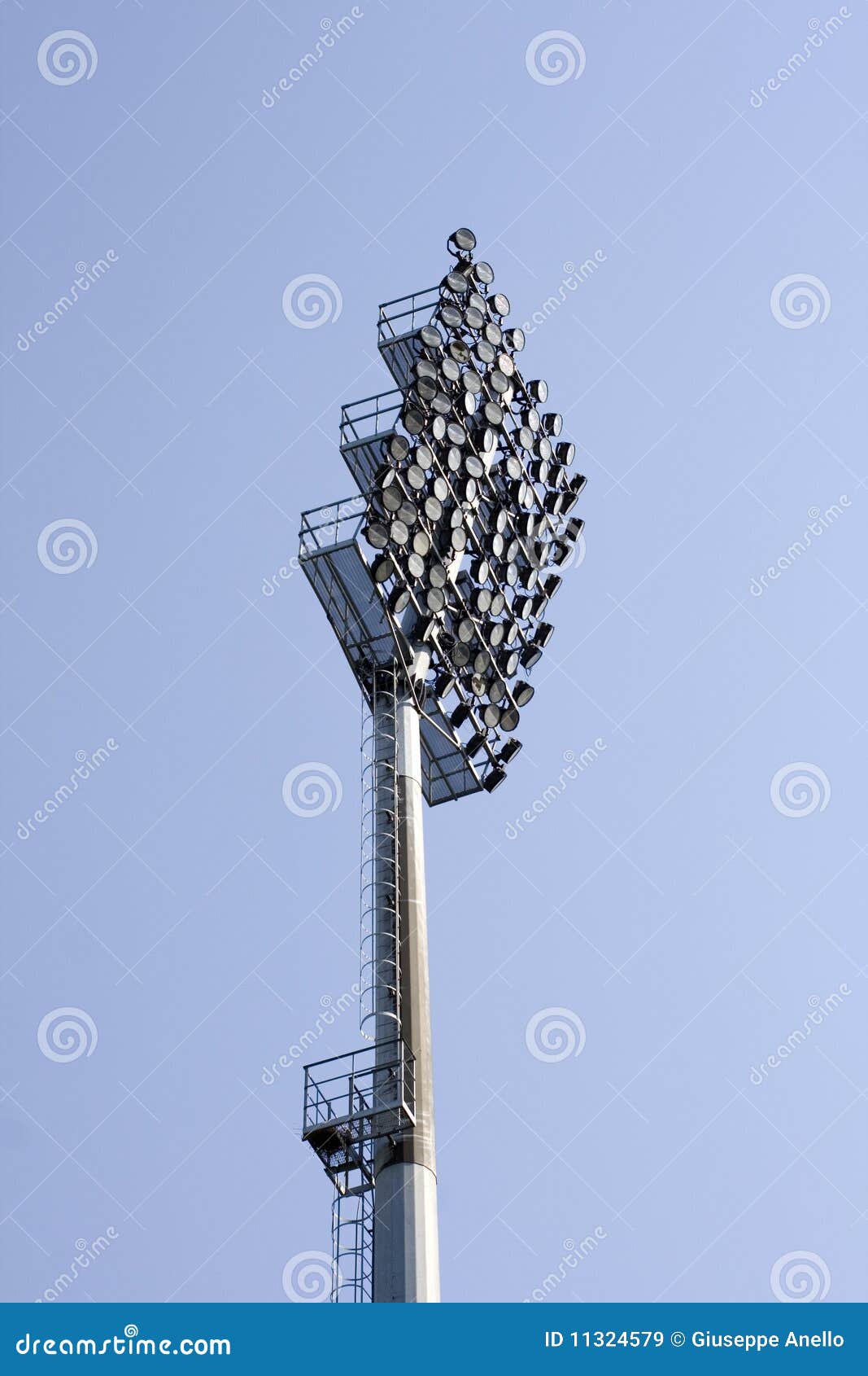 Stadium lights stock image. Image of post, equipment - 11324579