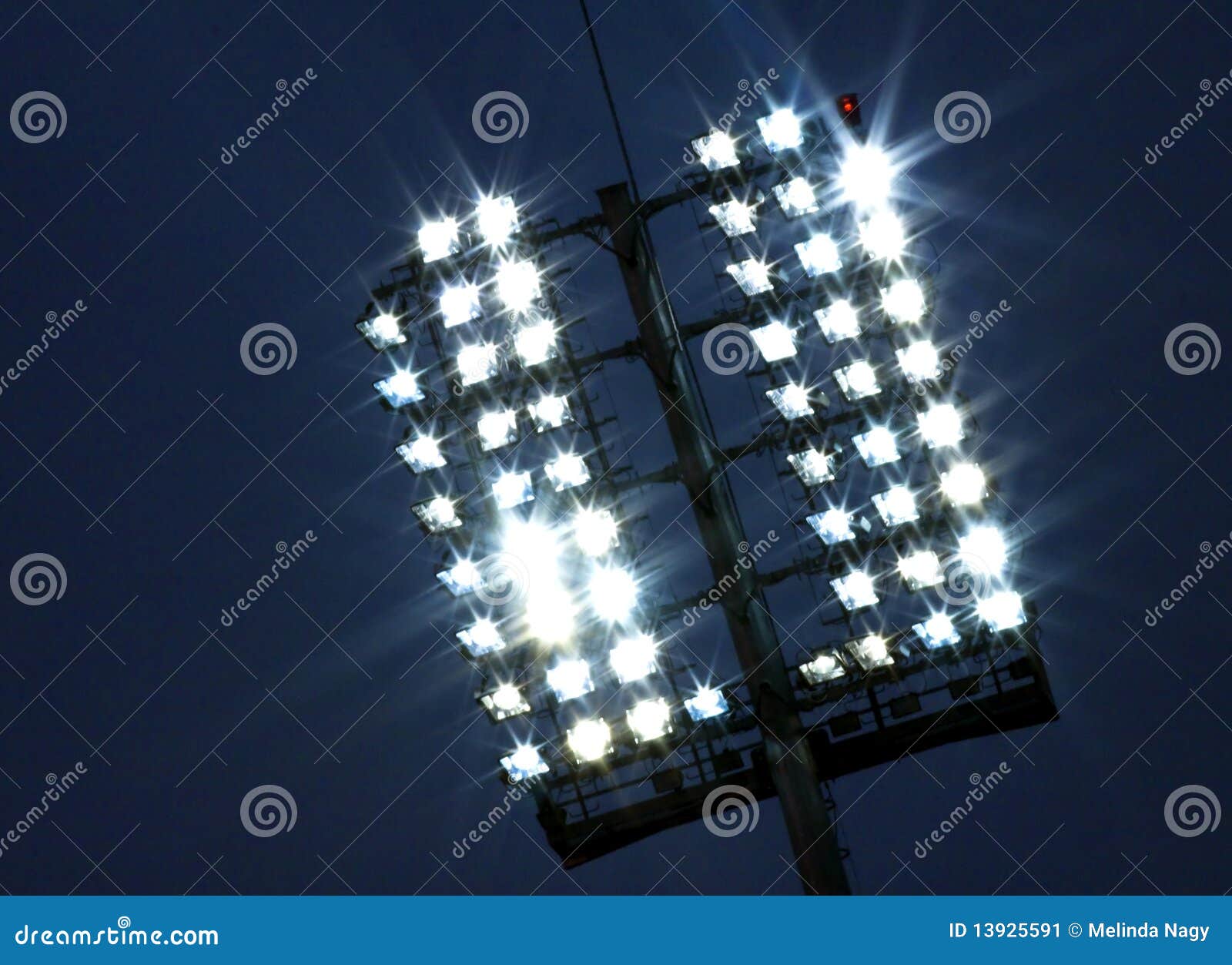Stadium lights stock image. Image of baseball, hockey - 13925591
