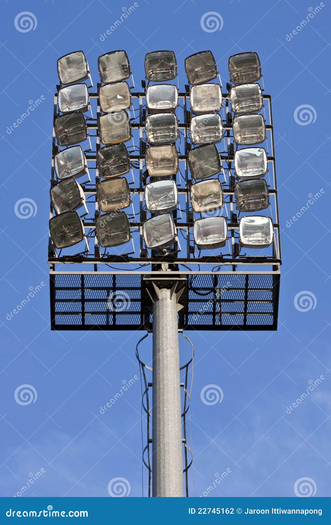 Stadium Lights stock photo. Image of spotlight, pattern - 22745162