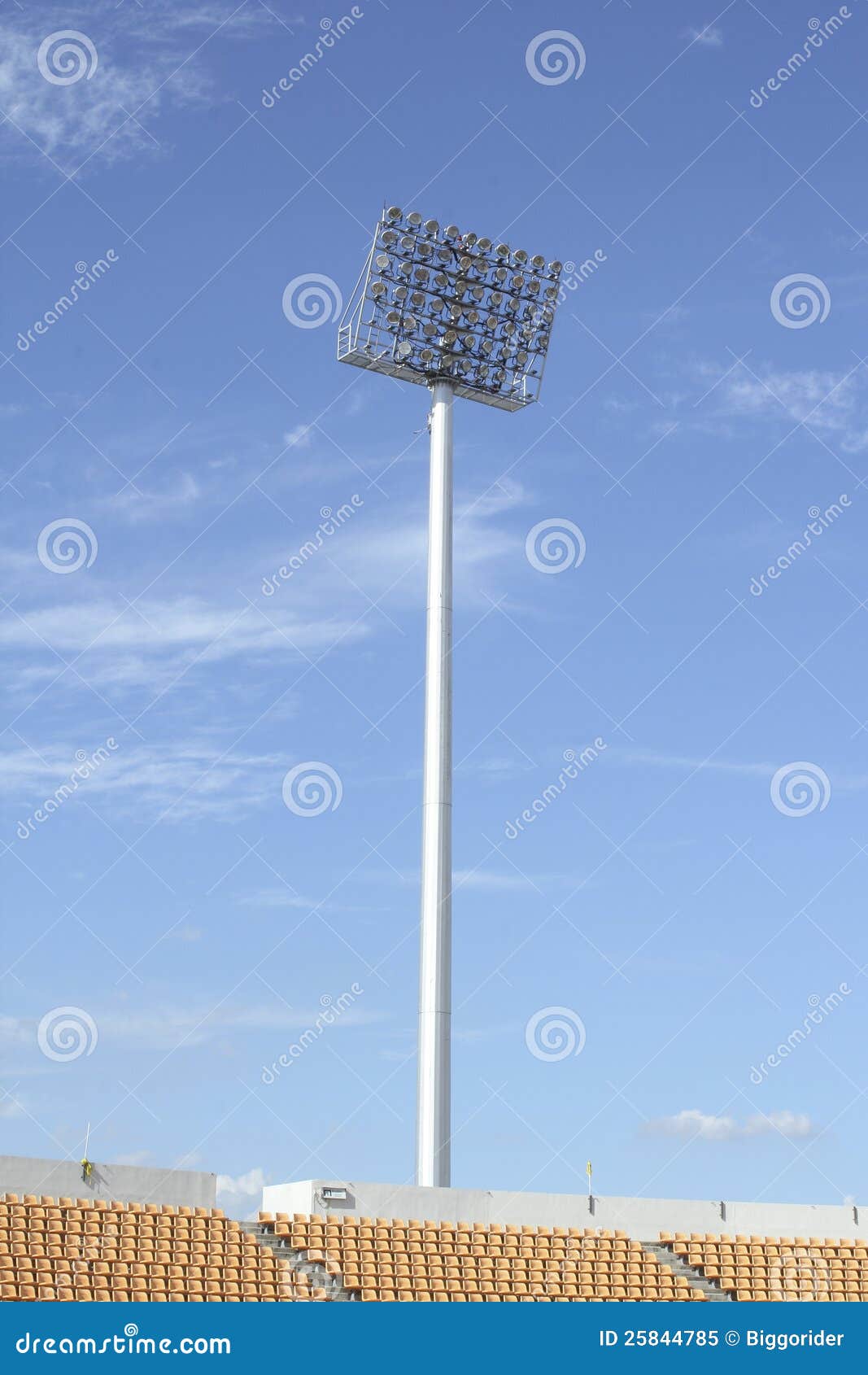 Stadium Lights stock image. Image of bright, field, football - 25844785