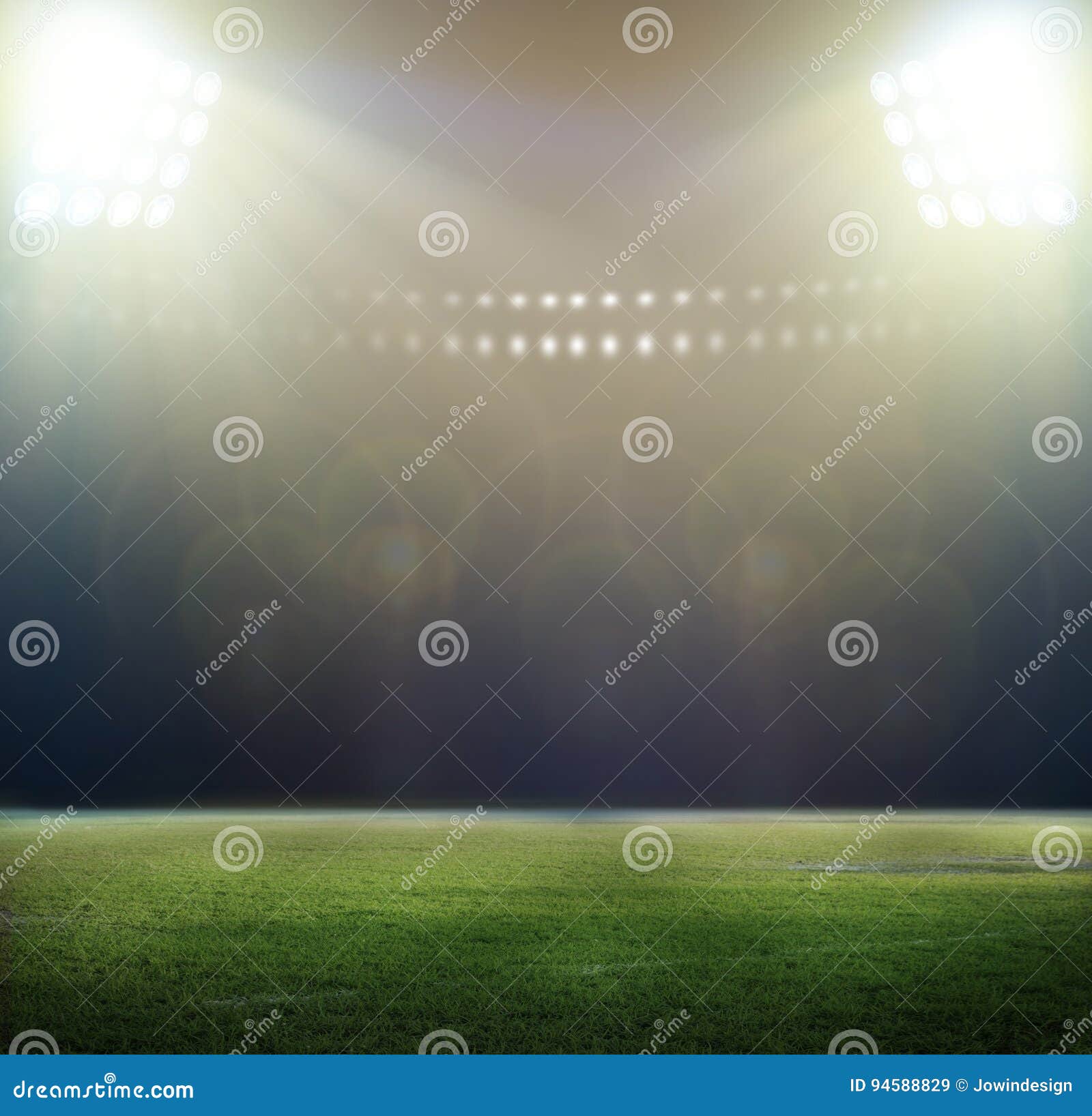 Stadium Lights Effect On A Transparent Background. Vector Illustration ...
