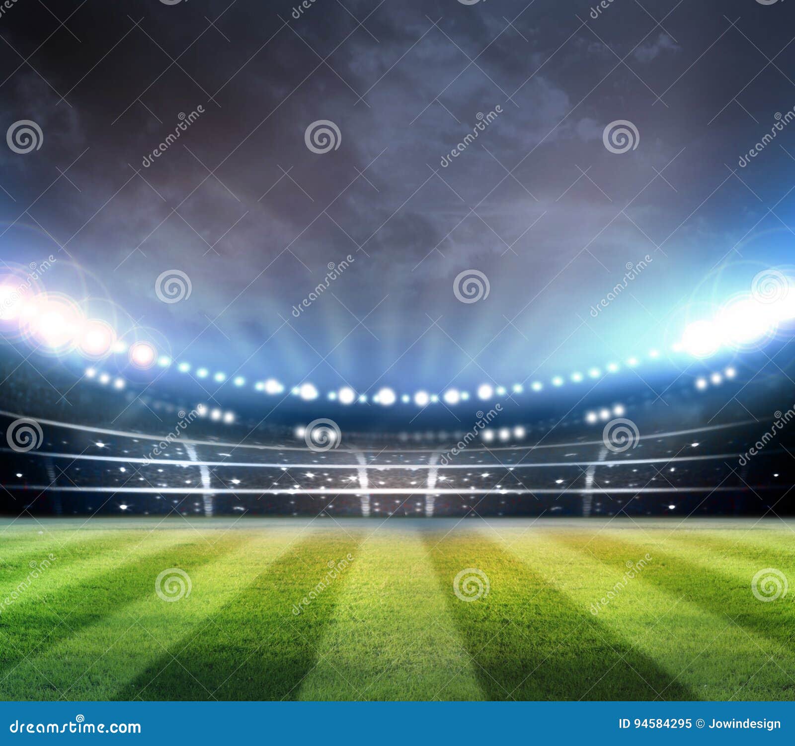 Stadium lights stock illustration. Illustration of floodlit - 94584295