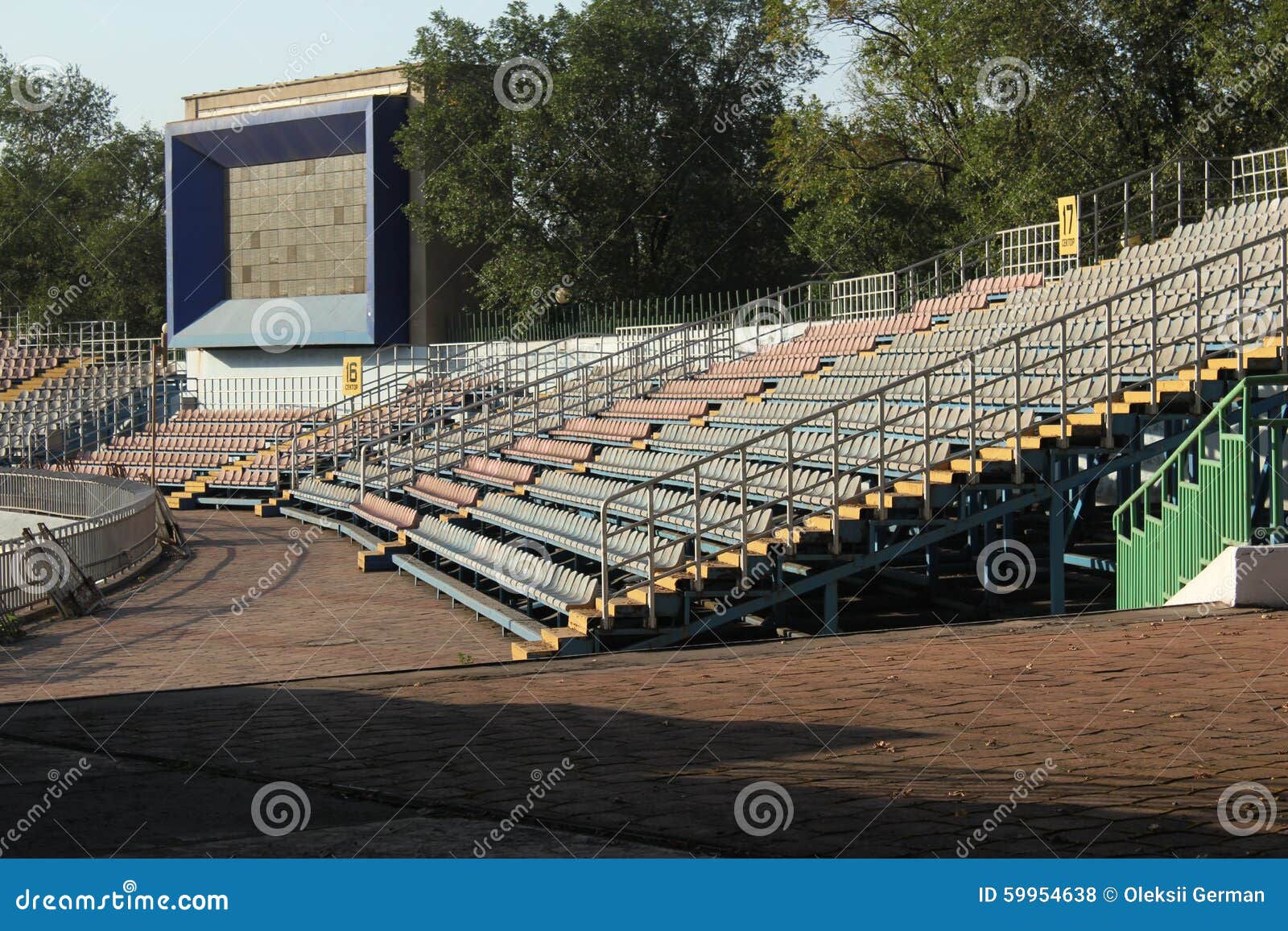Stadium stock photo. Image of landscape, spotlight, stairs - 59954638