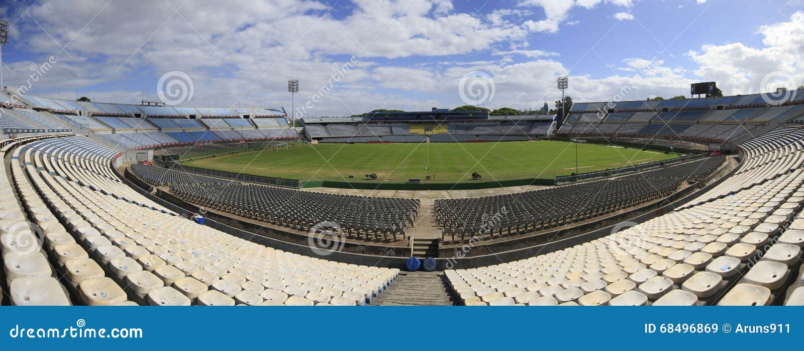 Stadium Montevideo Uruguay editorial stock image. Image of tourists ...
