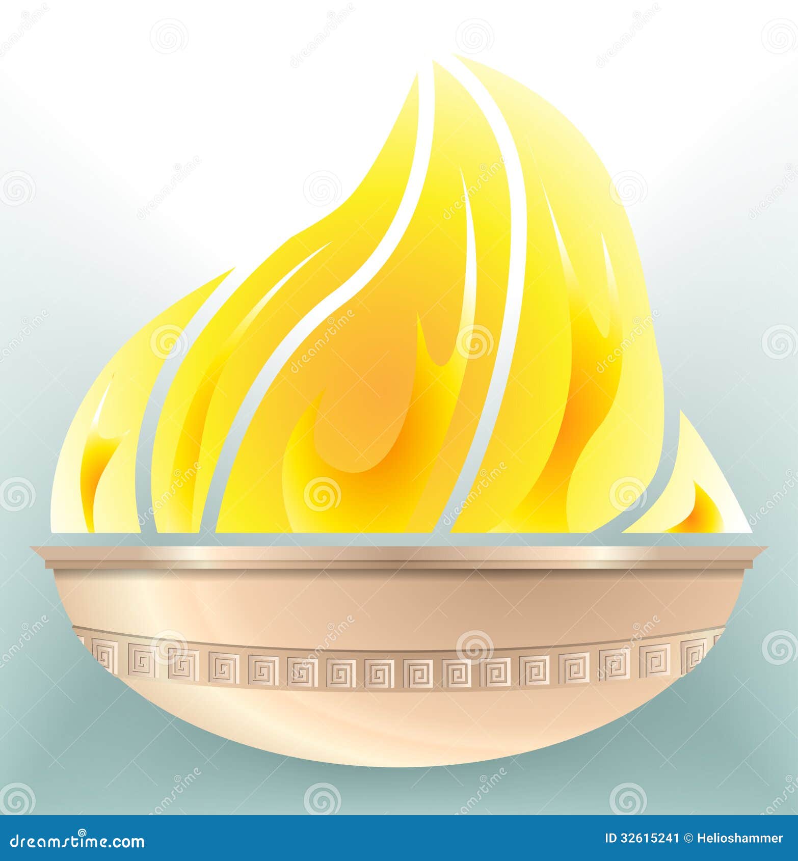 Stadium Olympic fire stock vector. Illustration of abstract - 32615241