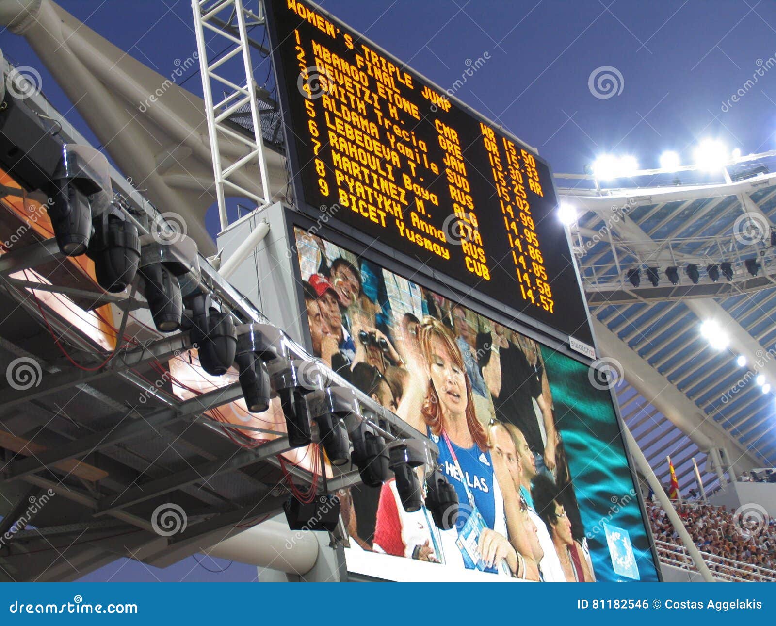 The stadium editorial photo. Image of banner, advertising - 81182546