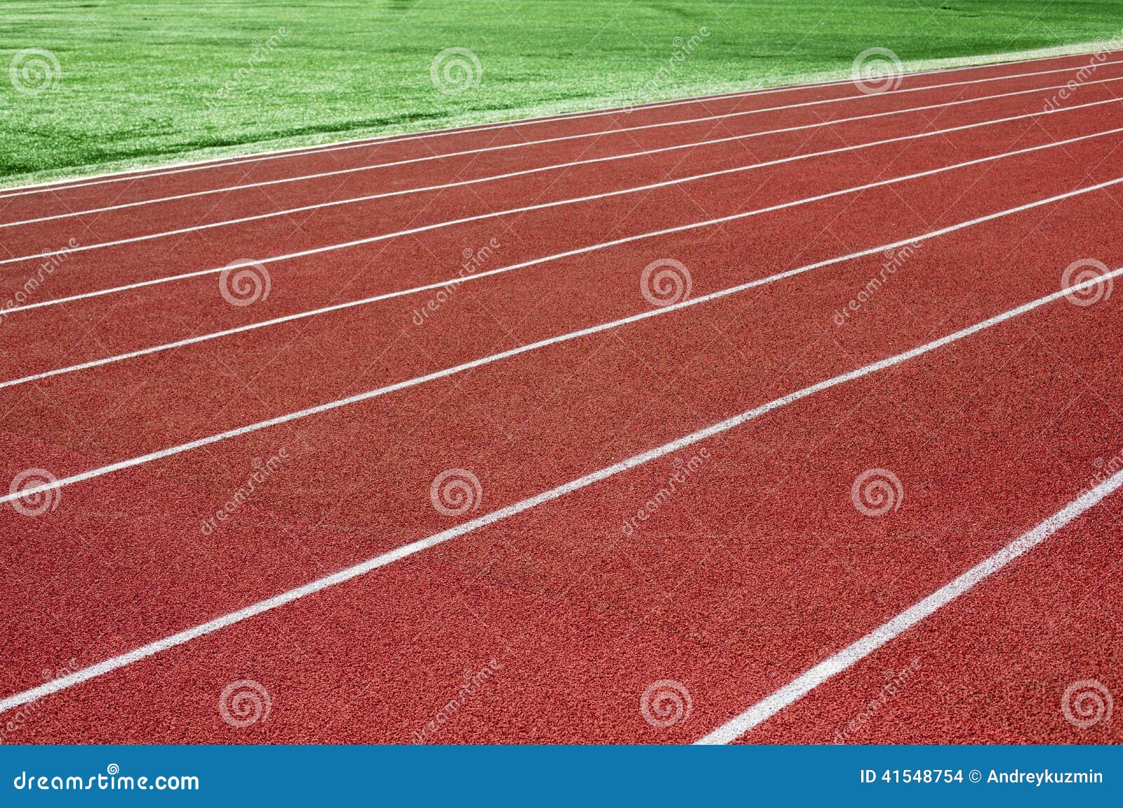 Stadium Rubber Running Tracks Stock Photo - Image of sprinting, lane ...
