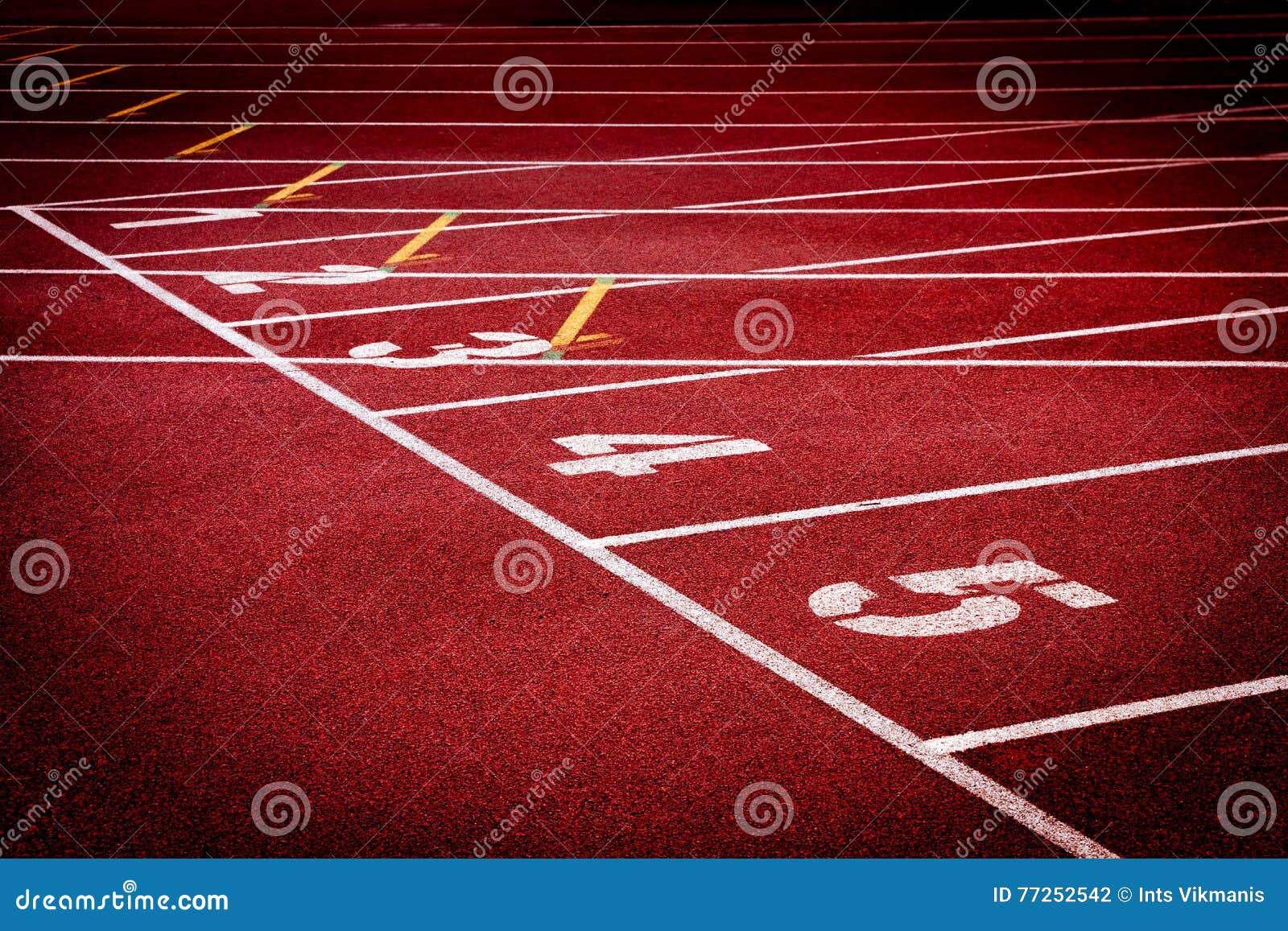 Stadium running tracks stock photo. Image of athletic - 77252542