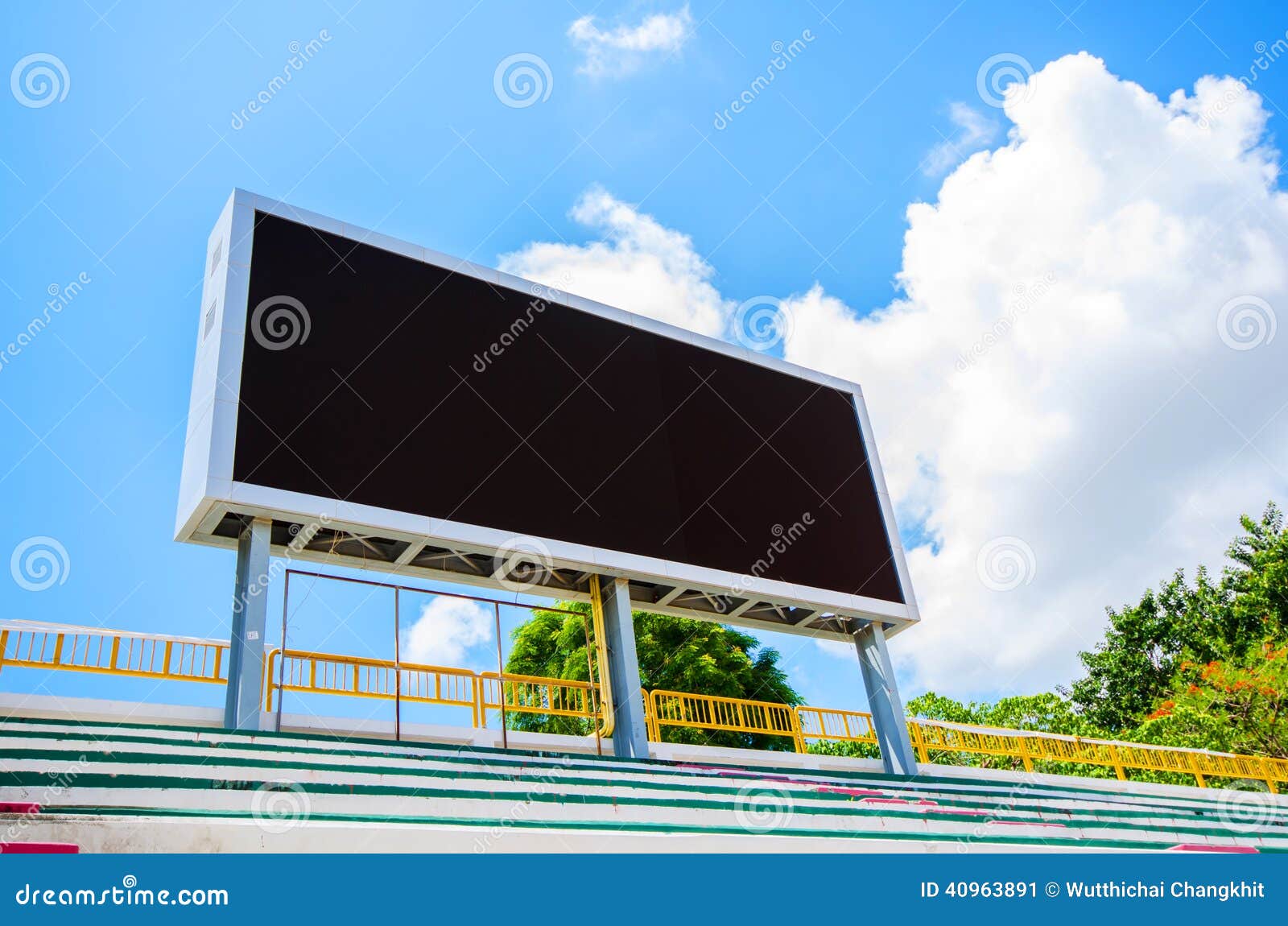 Stadium Score board stock image. Image of scoreboard - 40963891