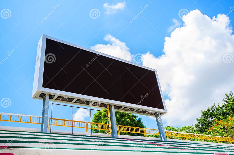 Stadium Score board stock image. Image of scoreboard - 40963891