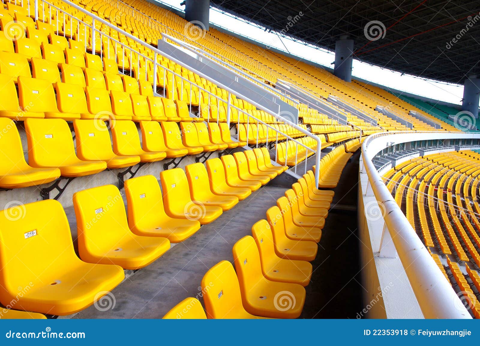 Stadium seating stock photo. Image of arena, race, bottom - 22353918