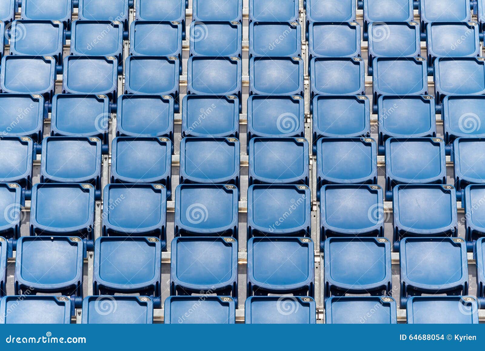 Stadium seating stock photo. Image of event, public, game - 64688054