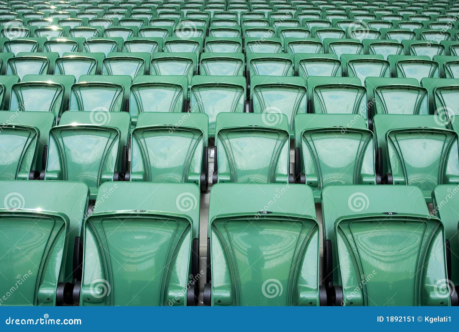 Stadium seats stock image. Image of field, repeating, baseball - 1892151