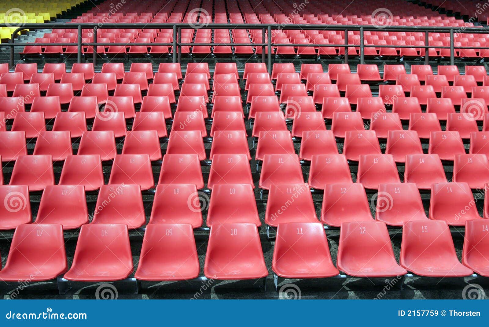 Stadium Seats stock image. Image of rostrum, empty, tribune - 2157759