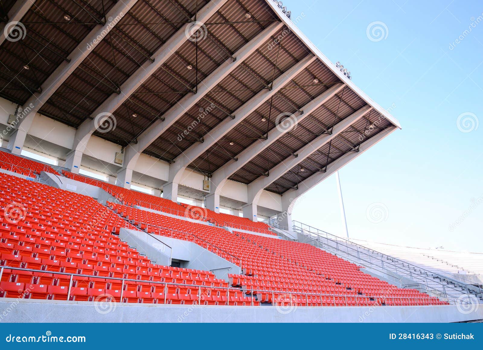Stadium seats stock image. Image of sitting, group, line - 28416343