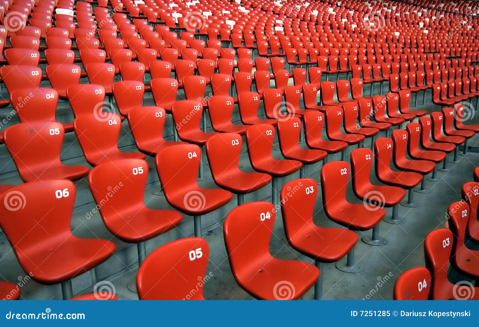 Stadium seats stock image. Image of games, inside, stadium - 7251285