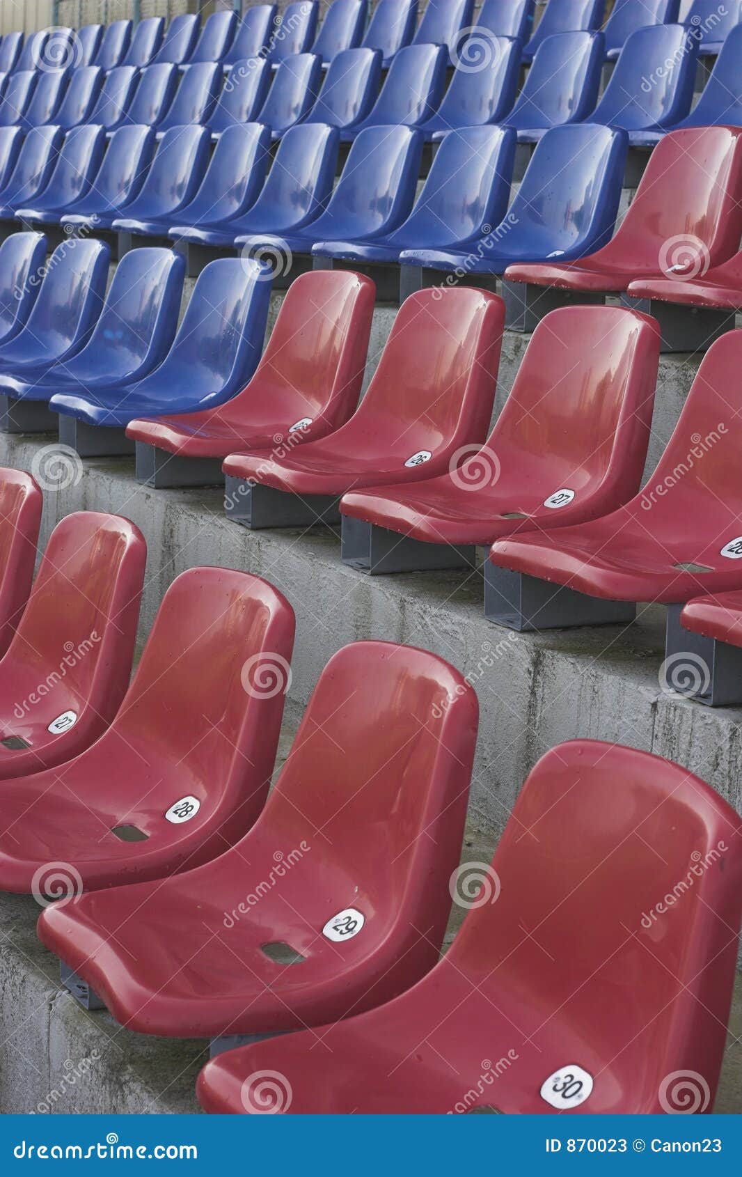 Stadium seats stock image. Image of chair, blue, arena - 870023
