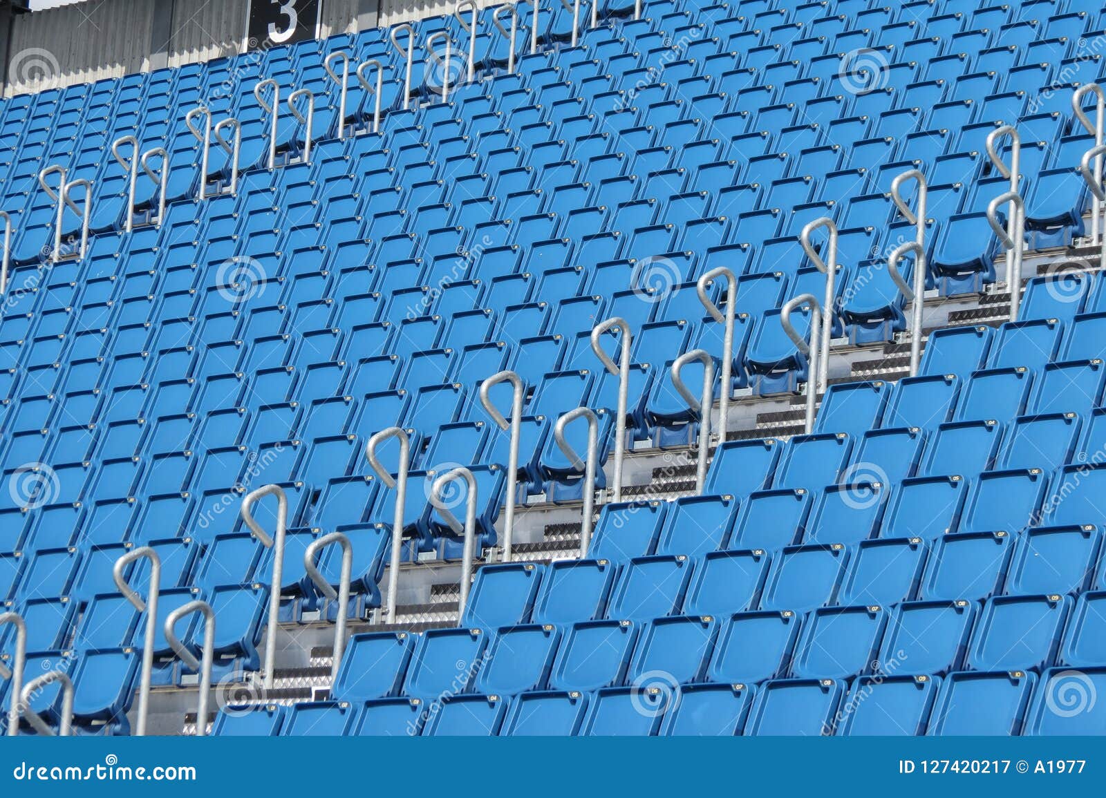 Stadium seats background stock image. Image of football - 127420217