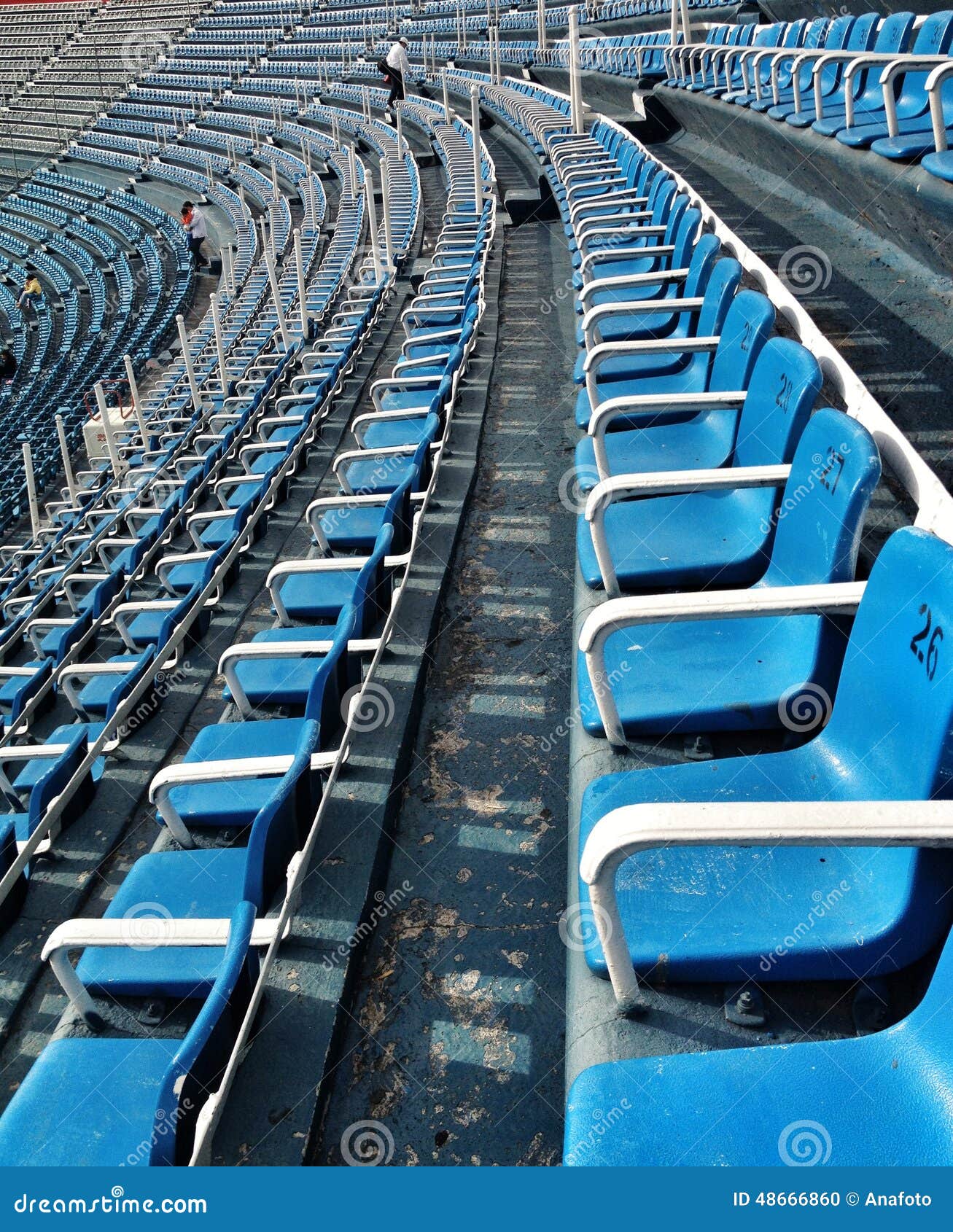 Stadium seats stock photo. Image of sports, rows, seats - 48666860