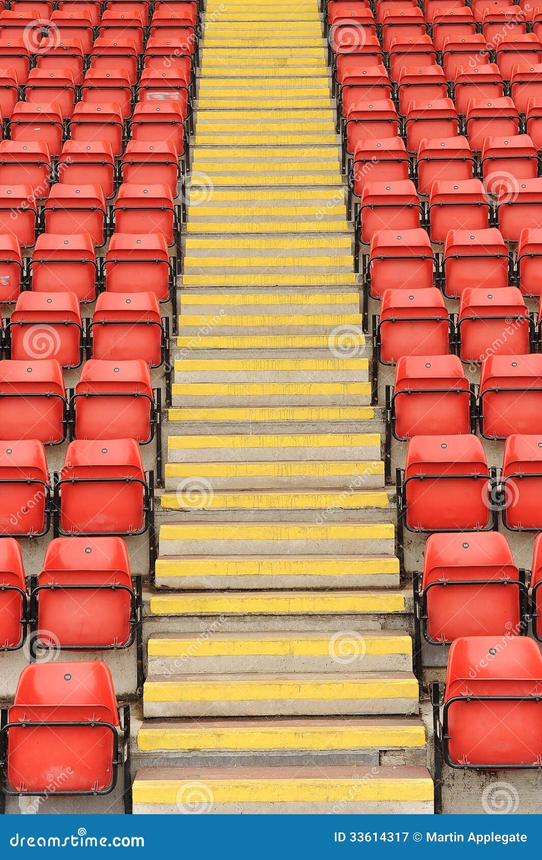 Stadium Seats stock image. Image of stairs, seating, stadium - 33614317