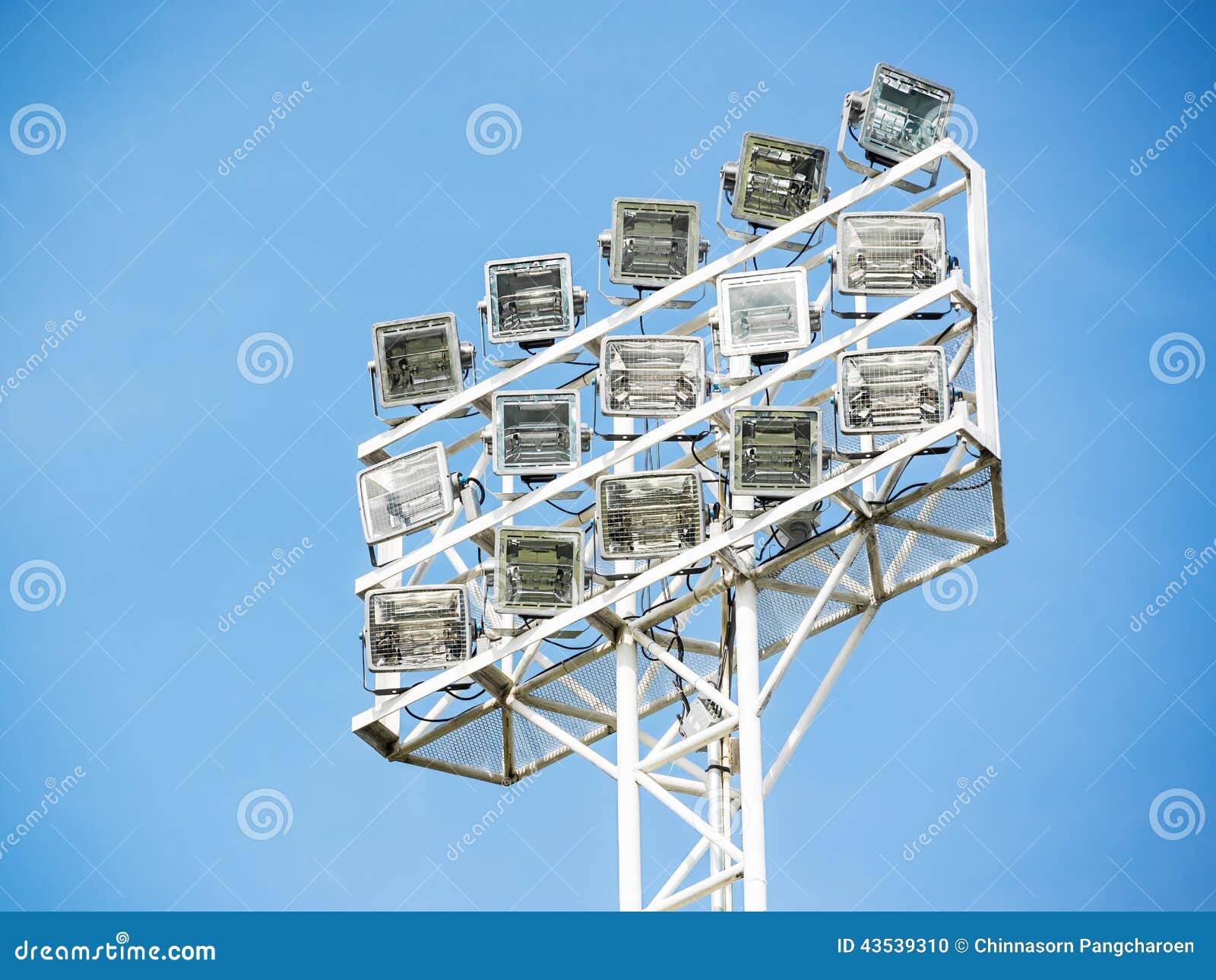 Stadium Spotlight Stock Photography | CartoonDealer.com #26949704