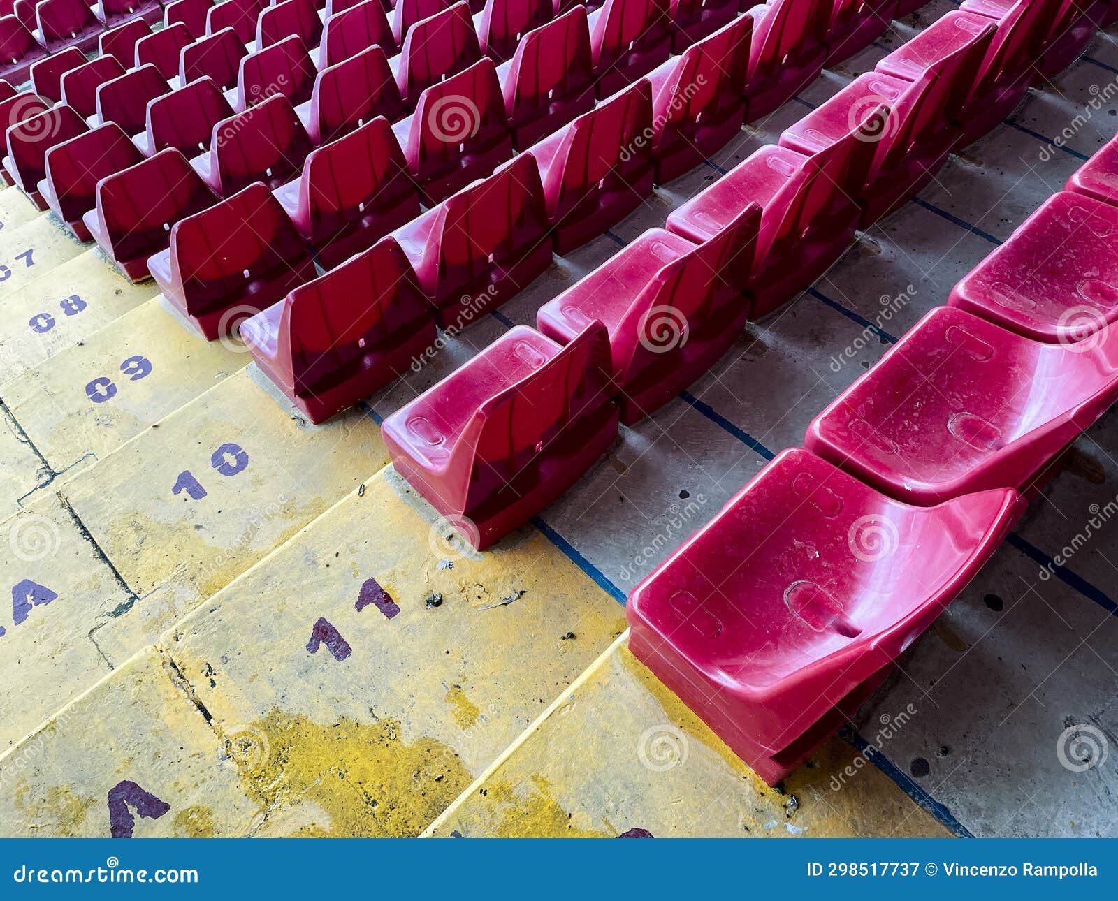 Stadium stands stock image. Image of event, football - 298517737
