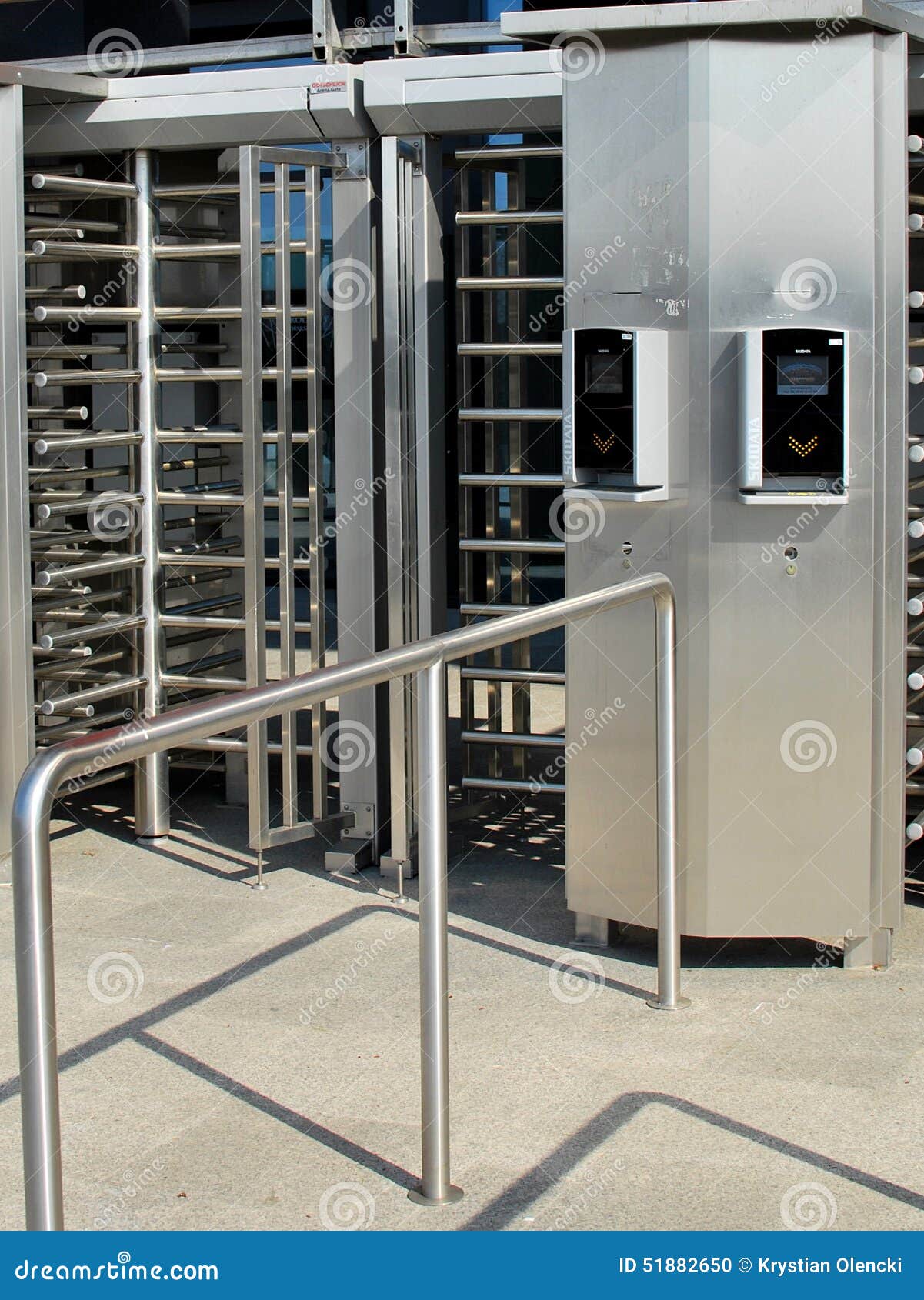 The Ticket Check Gate Editorial Photo | CartoonDealer.com #46071519