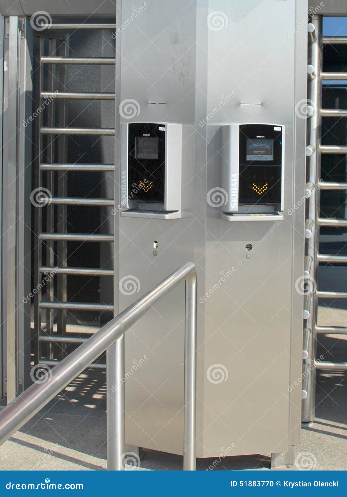 The Ticket Check Gate Editorial Photo | CartoonDealer.com #46071519