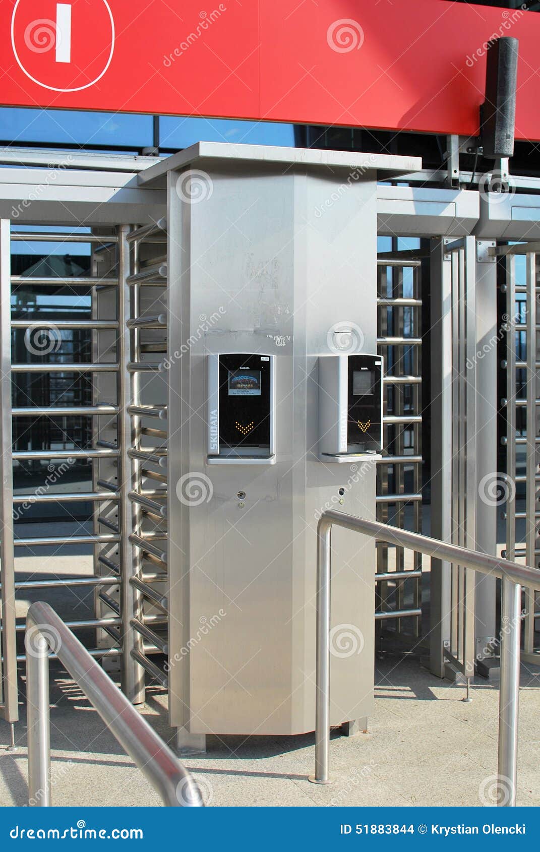 Stadium ticket check point editorial stock image. Image of access ...