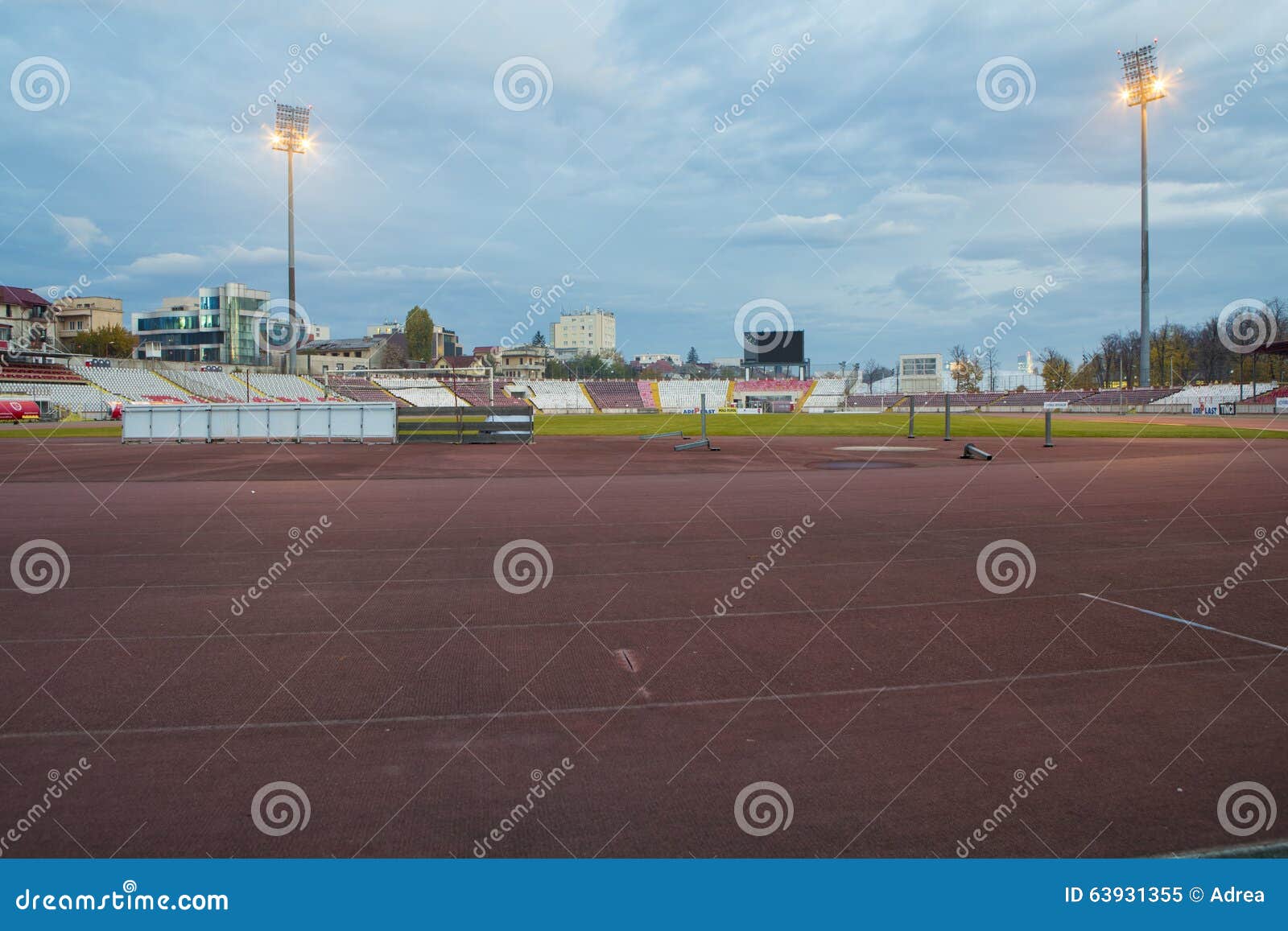 Morning View of Dinamo Bucuresti Stadium Editorial Image - Image of ...