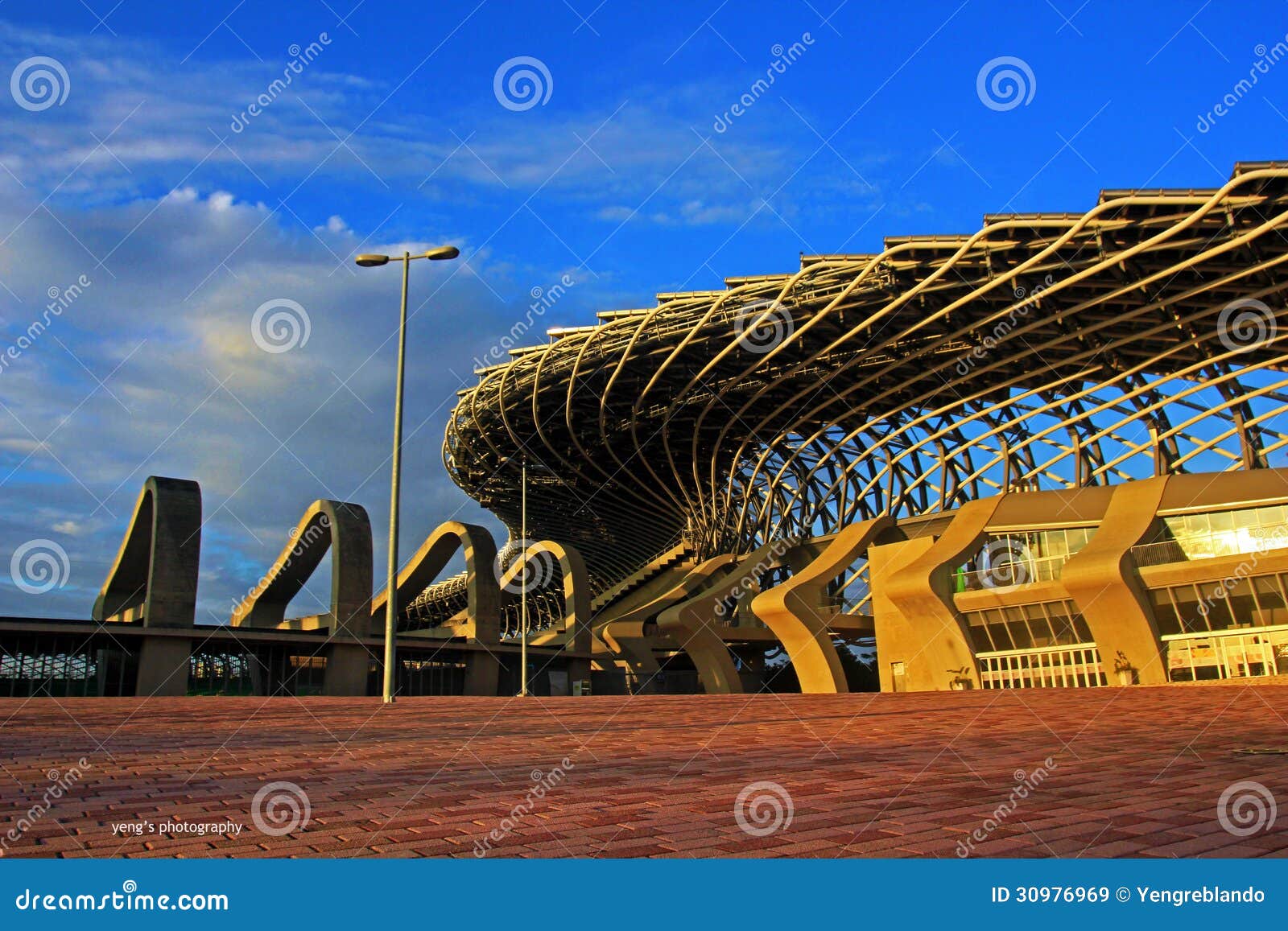 Stadium stock image. Image of taiwan, colors, sunset - 30976969