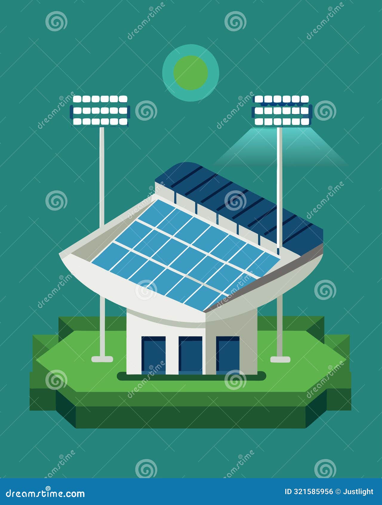 The Stadiums Energyefficient LED Lights are All Powered by the ...