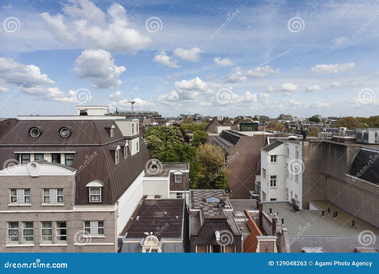 Stadsbeeld Van Amsterdam, Cityscape of Amsterdam Stock Image - Image of ...