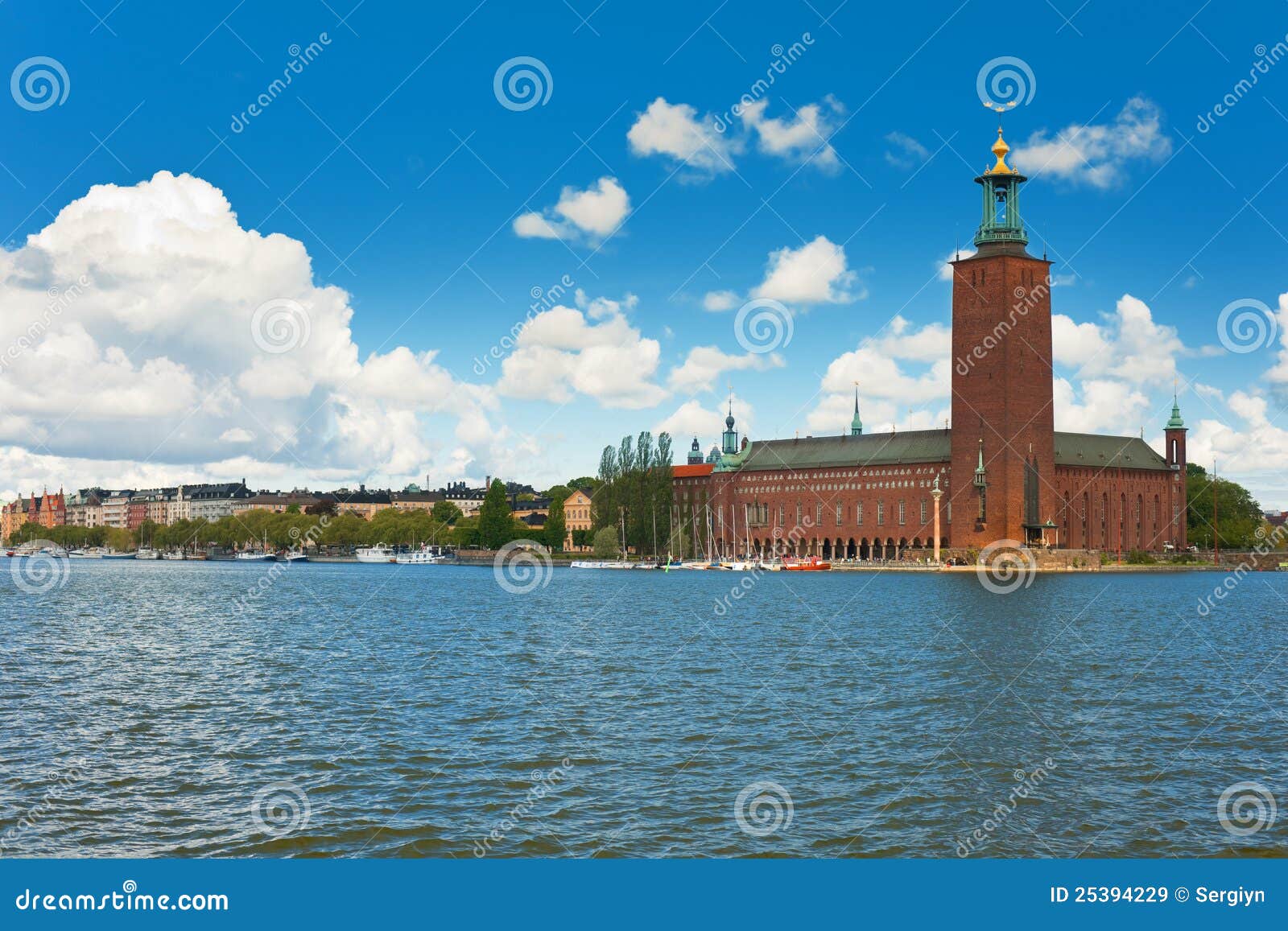 Stadshus stockholm fotografering för bildbyråer. Bild av klassiskt ...