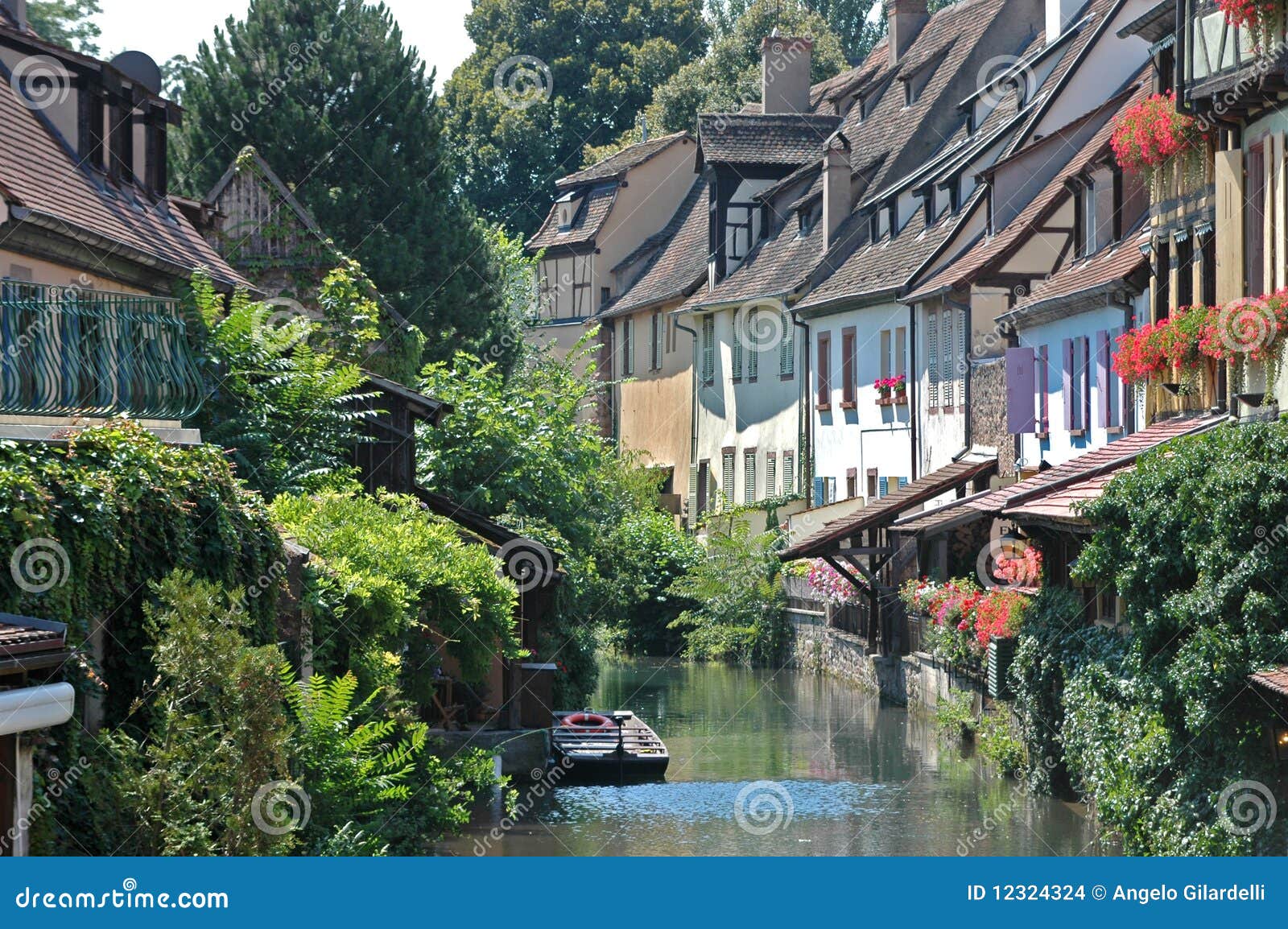 Stadt Von Colmar, Frankreich Stockfoto - Bild von europa, führung: 12324324