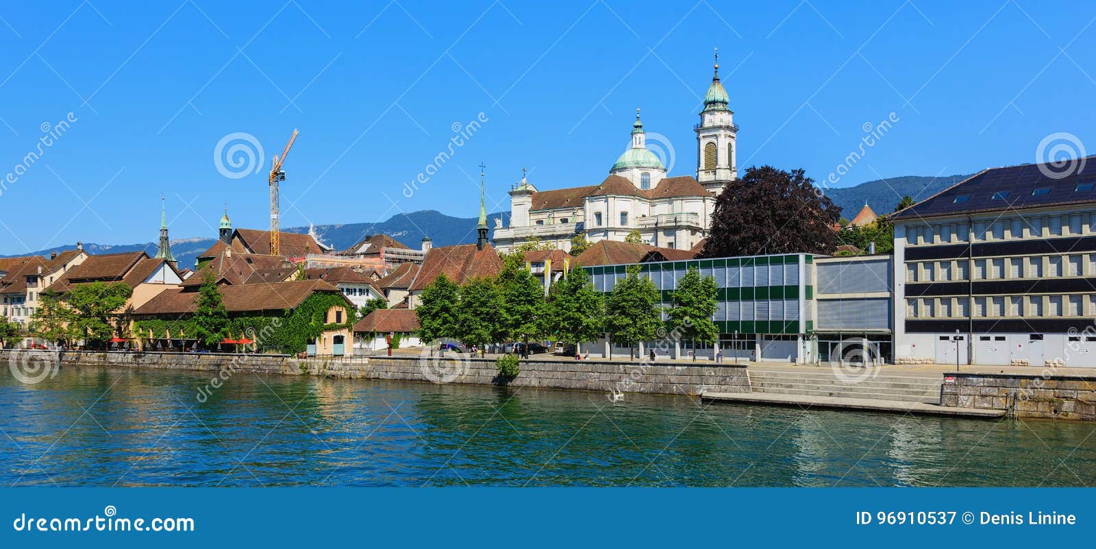Stadt Von Solothurn in Der Schweiz Redaktionelles Stockfotografie ...