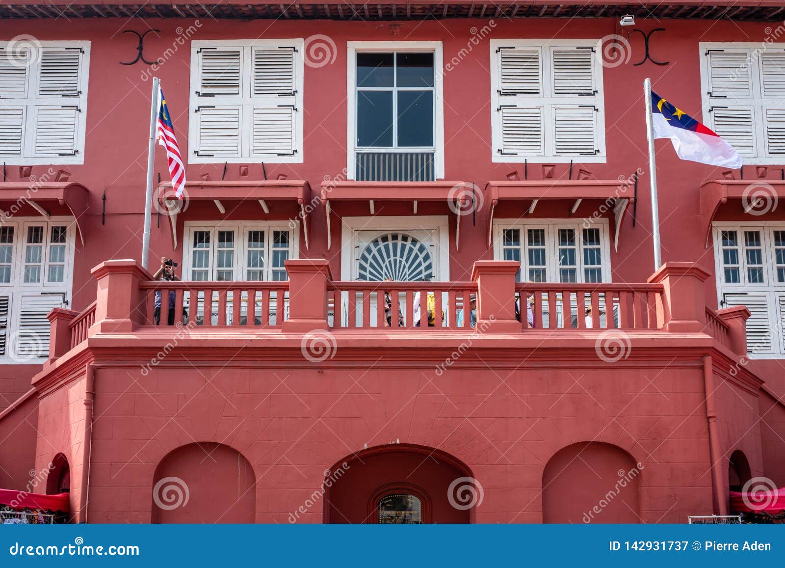 The Stadthuys at Dutch Square in Malacca, Malysia. Editorial ...