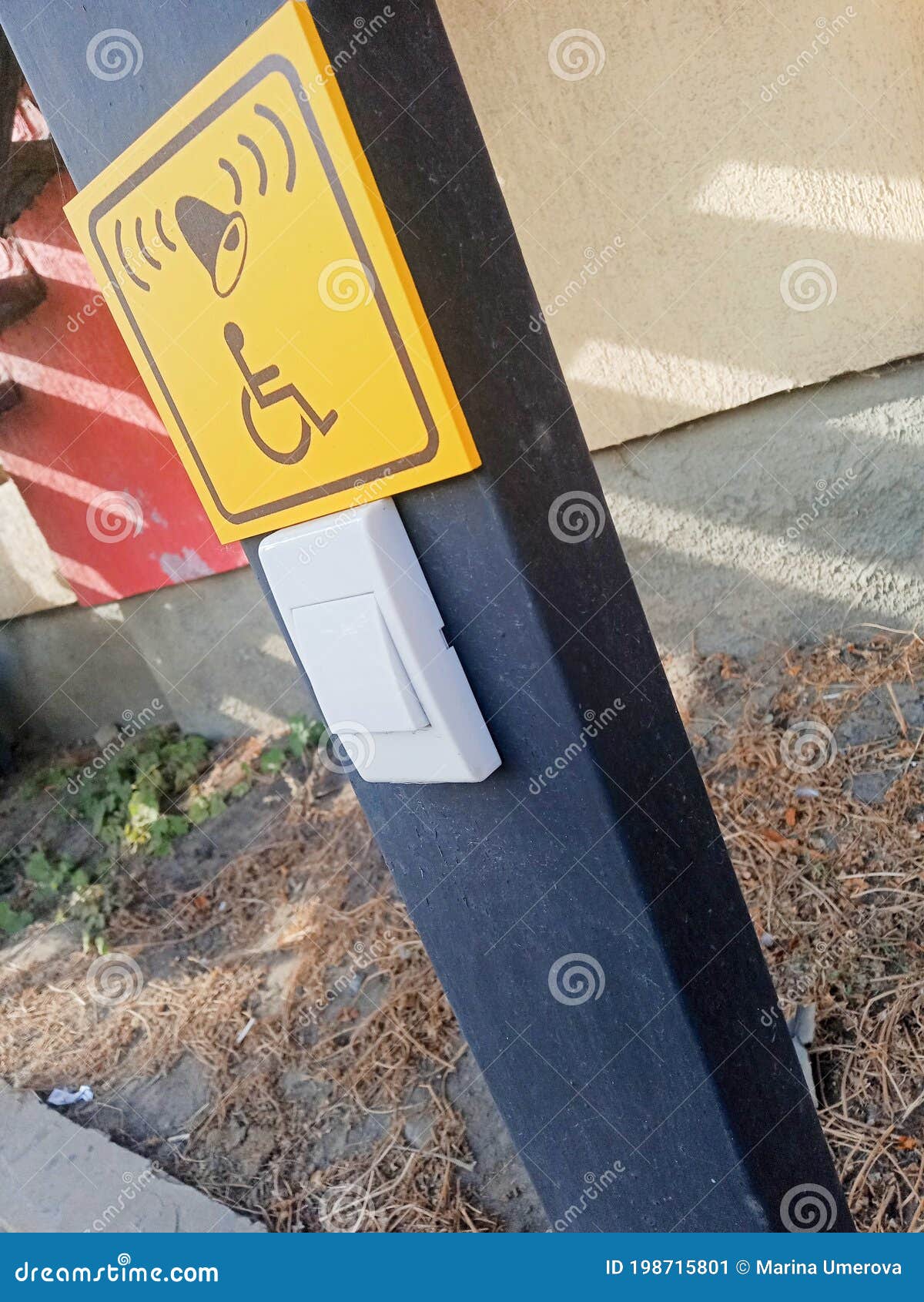 Staff call button stock image. Image of black, yellow - 198715801