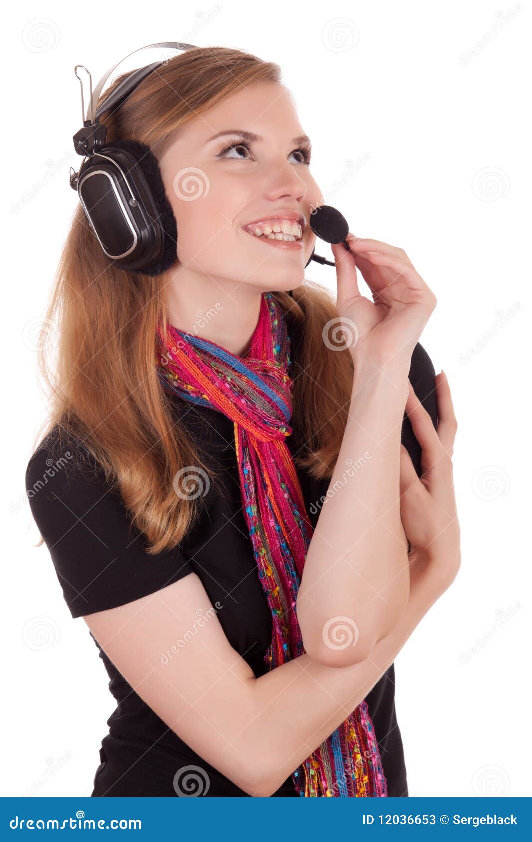 Staff Call Center To Communicate with the Client Stock Image - Image of ...