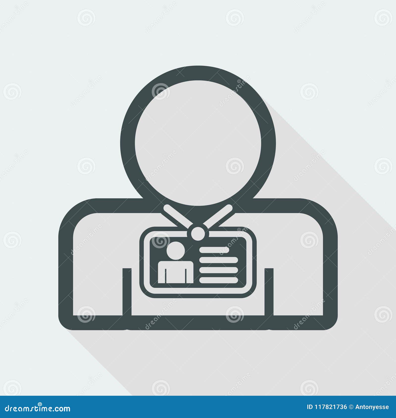 Staff card identity stock vector. Illustration of badge - 117821736