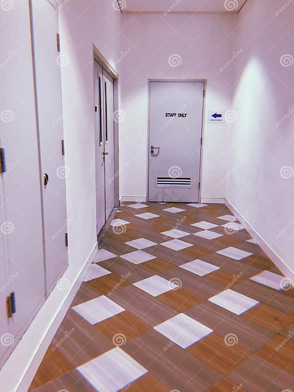 Staff only stock image. Image of door, lamp, white, story - 205562273