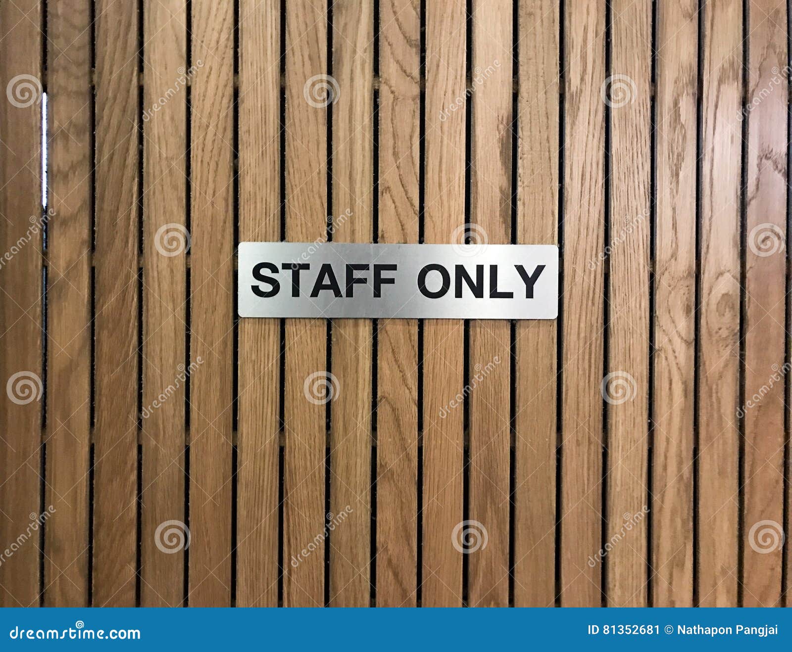 Staff only stock image. Image of cafe, staff, door, wooden - 81352681